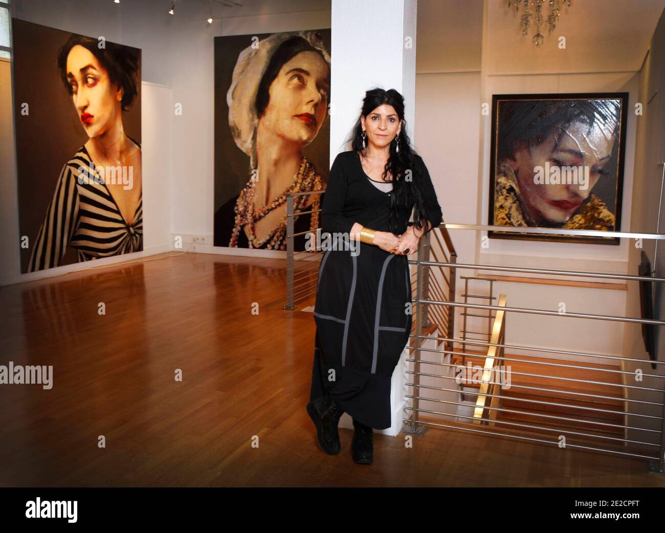 Spanish born painter Lita Cabellut presents 35 paintings of Coco Chanel ...