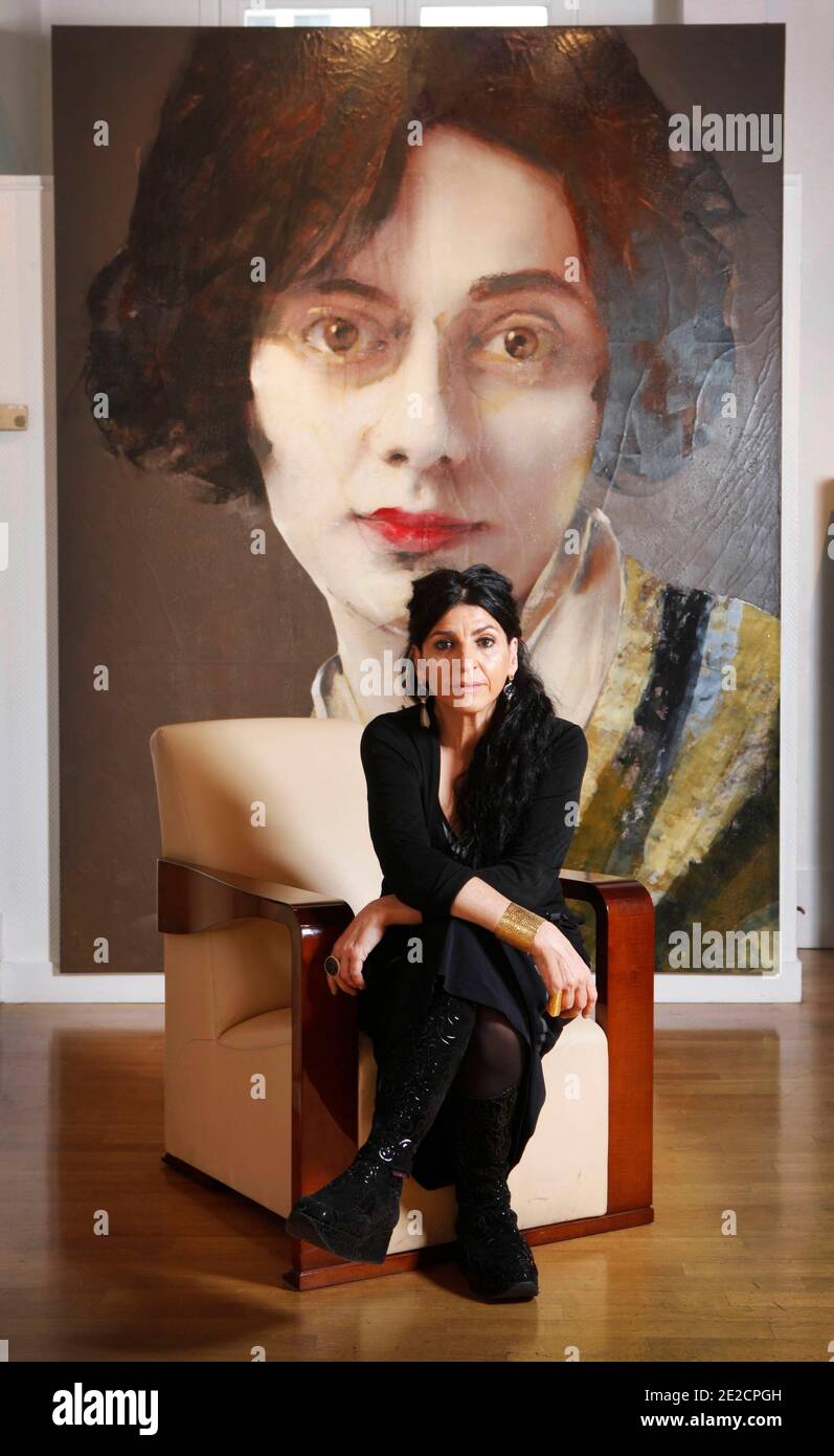 Spanish born painter Lita Cabellut presents 35 paintings of Coco Chanel ...