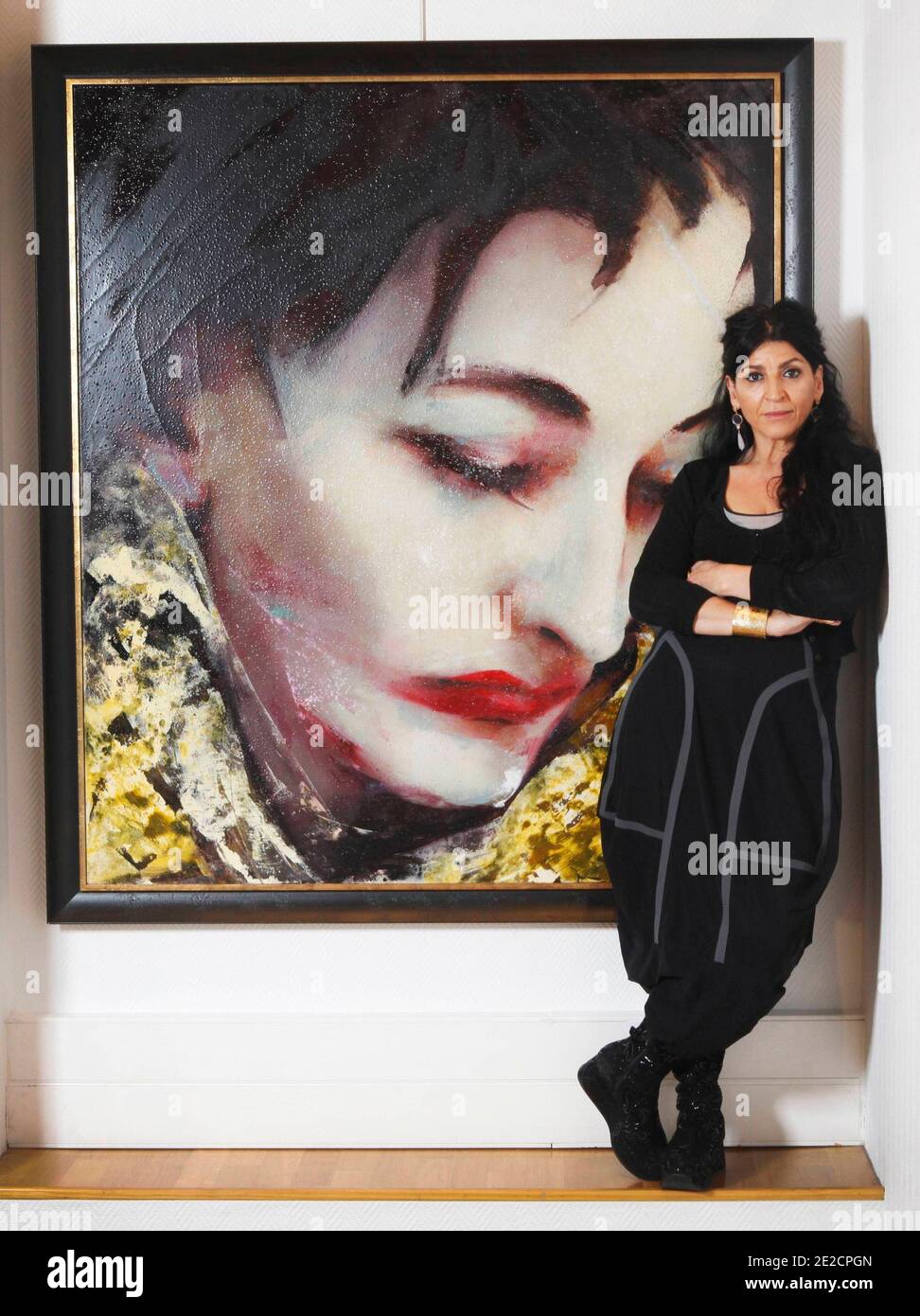 Spanish born painter Lita Cabellut presents 35 paintings of Coco Chanel ...