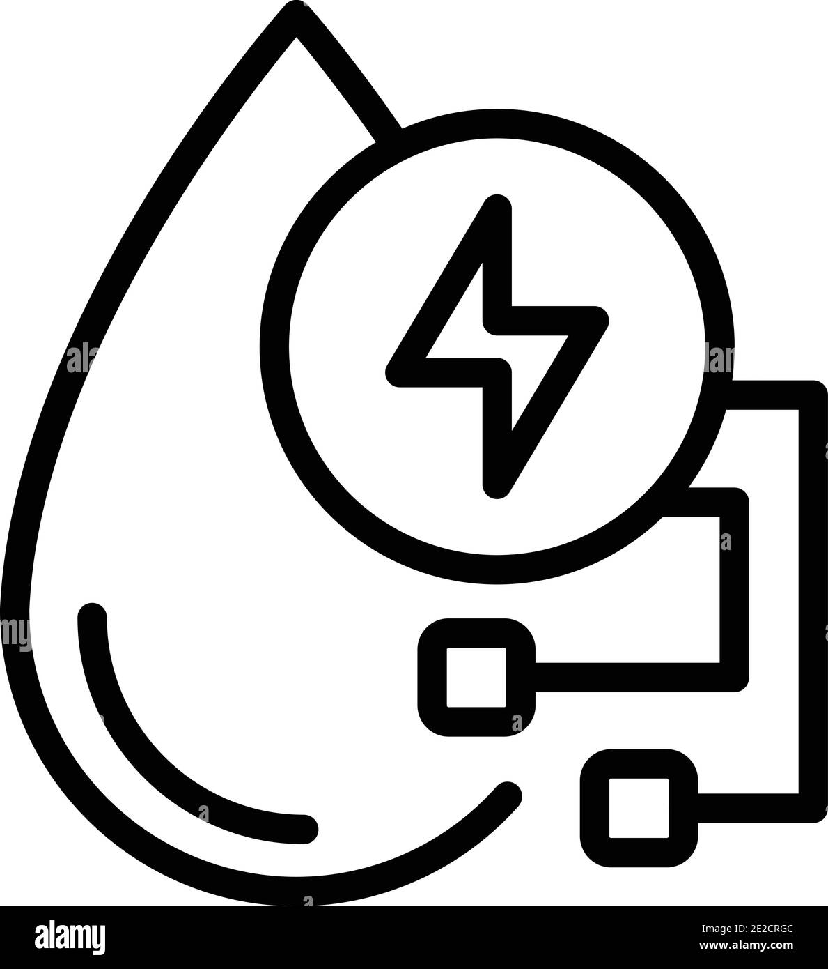 Clean energy icon. Outline clean energy vector icon for web design ...