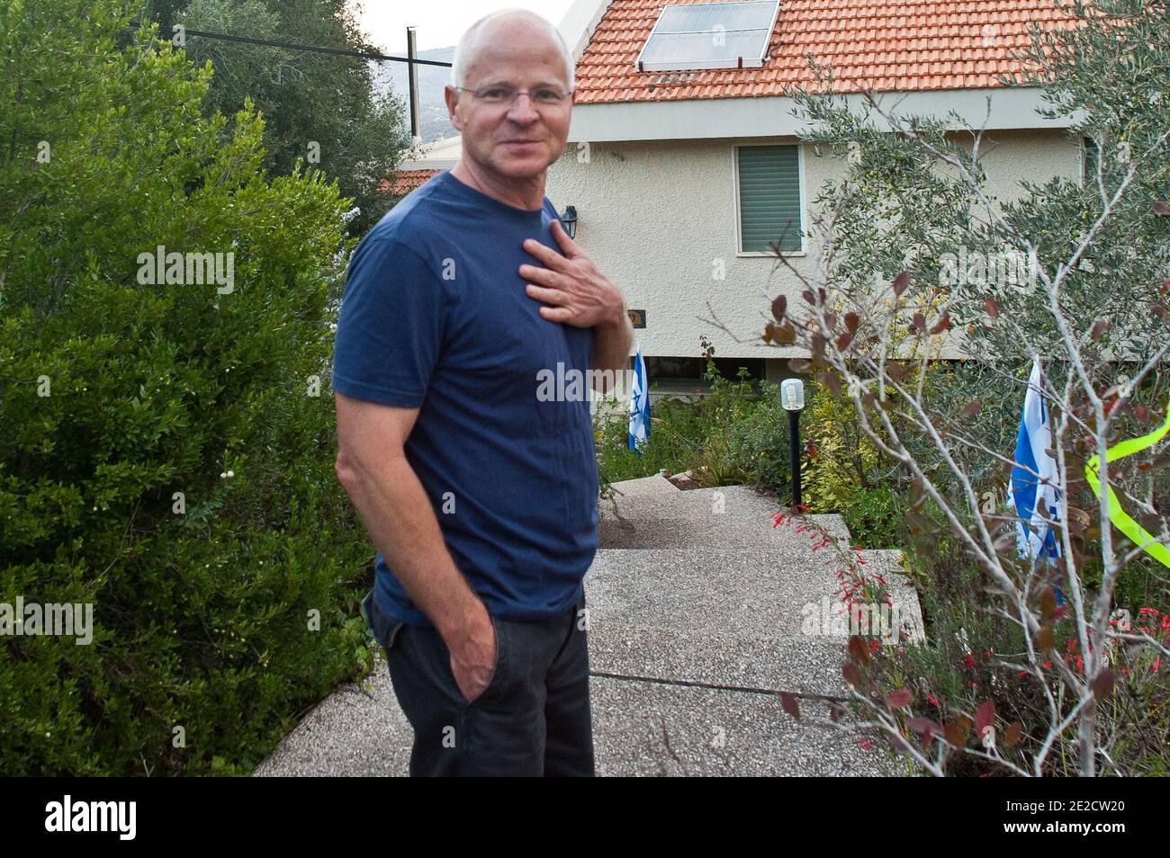 Noam Shalit, father of captured Israeli soldier Gilad Shalit, in the ...