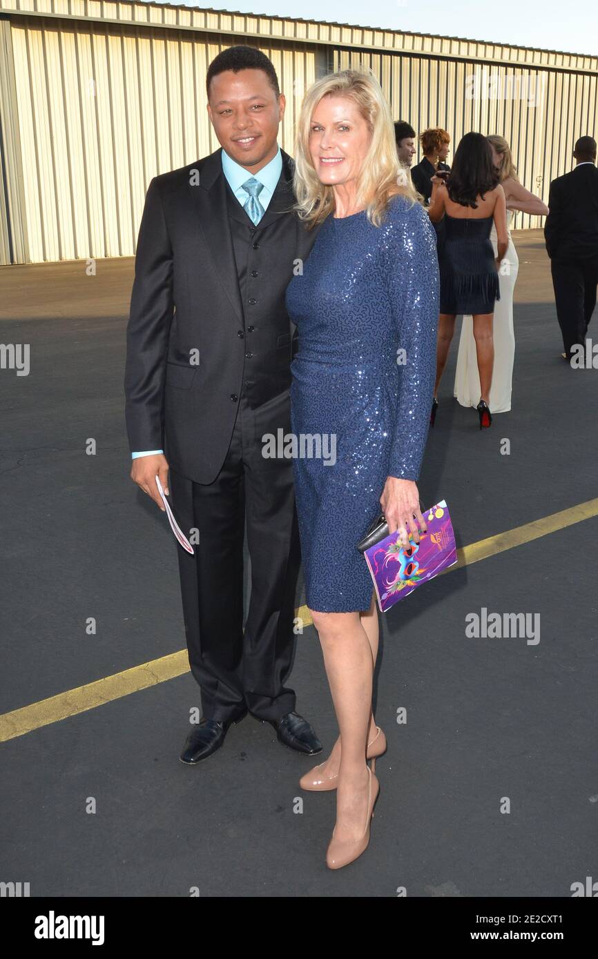 Terrence Howard arriving for The Alfred Mann Foundation's Annual Black ...