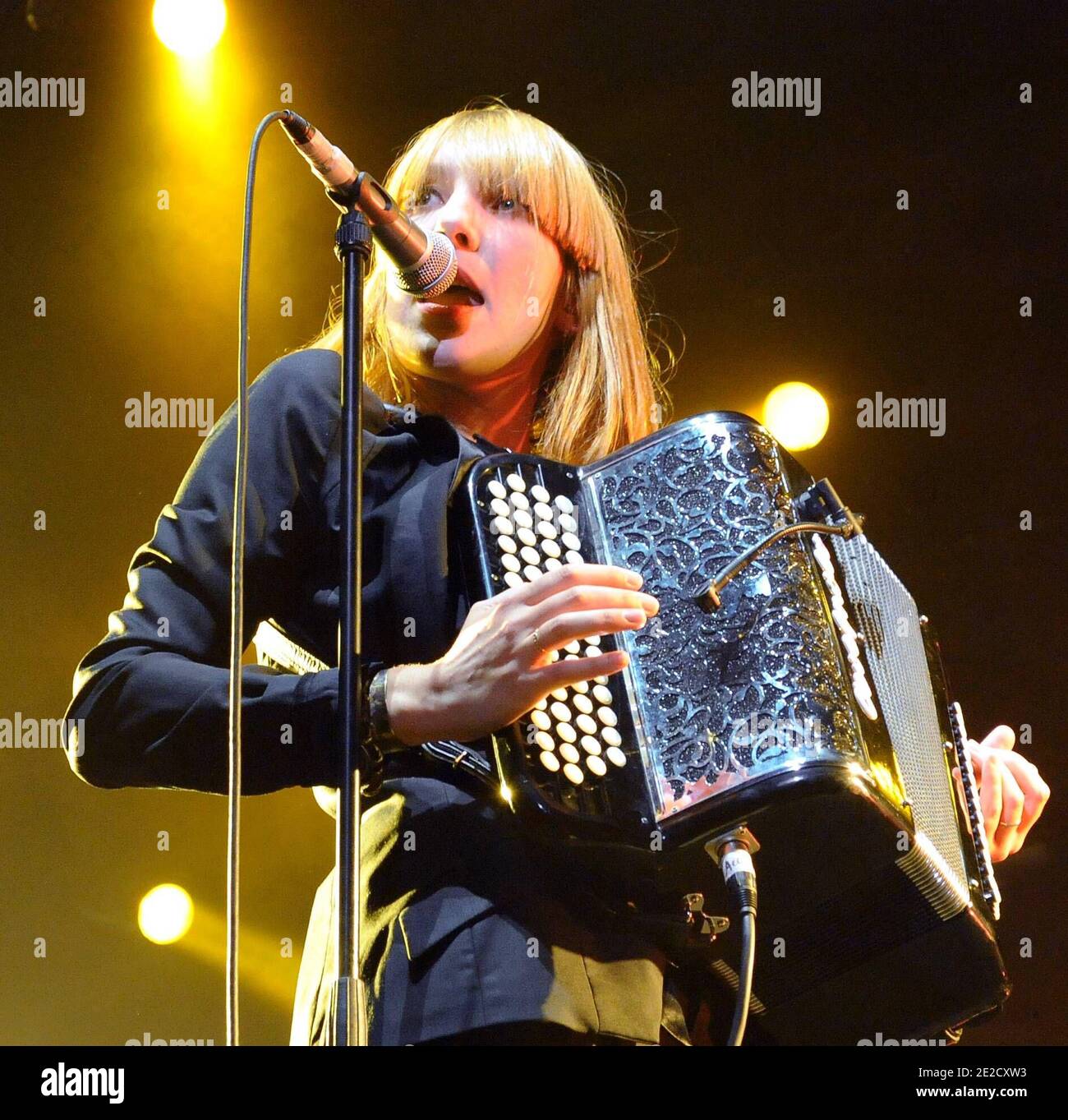 Zaza Fournier plays at Olympia Concert Hall, in Paris, France, on ...