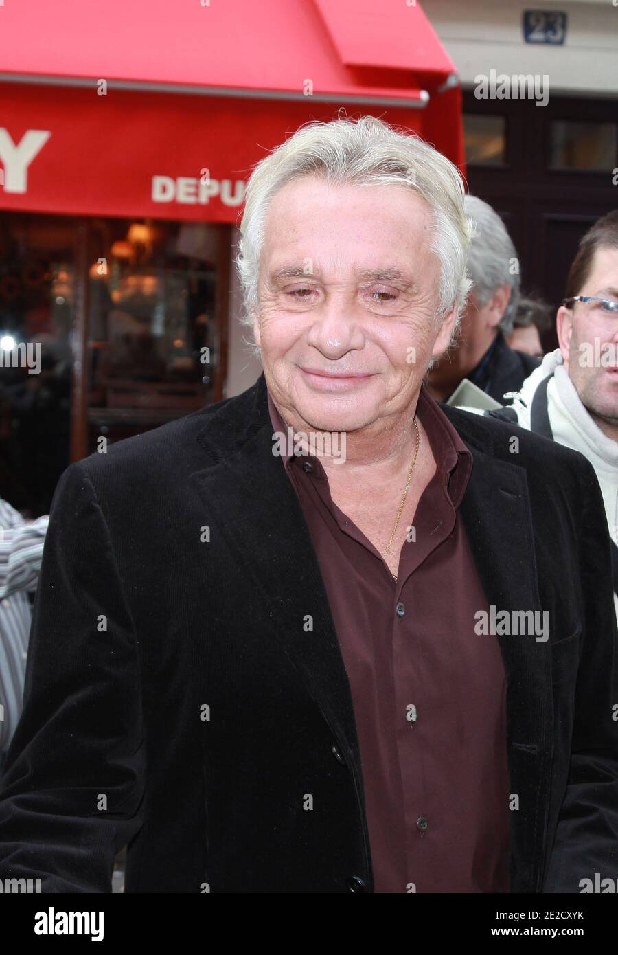 Michel Sardou attending a Radio taping in Paris, France on October 17 ...