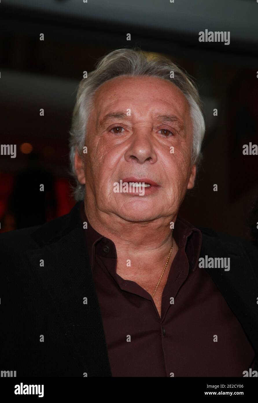 Michel Sardou attending a Radio taping in Paris, France on October 17 ...