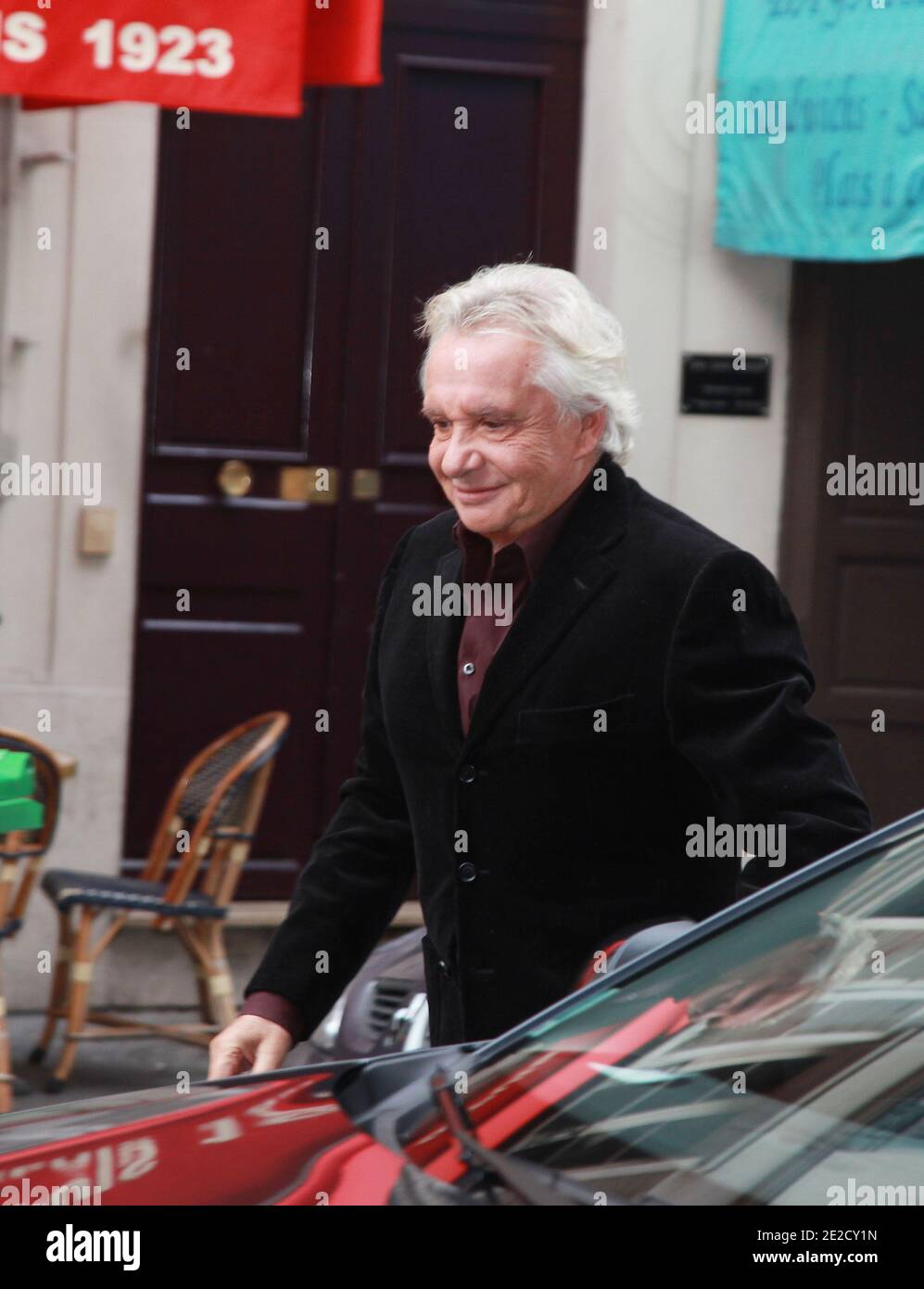 Michel Sardou attending a Radio taping in Paris, France on October 17 ...