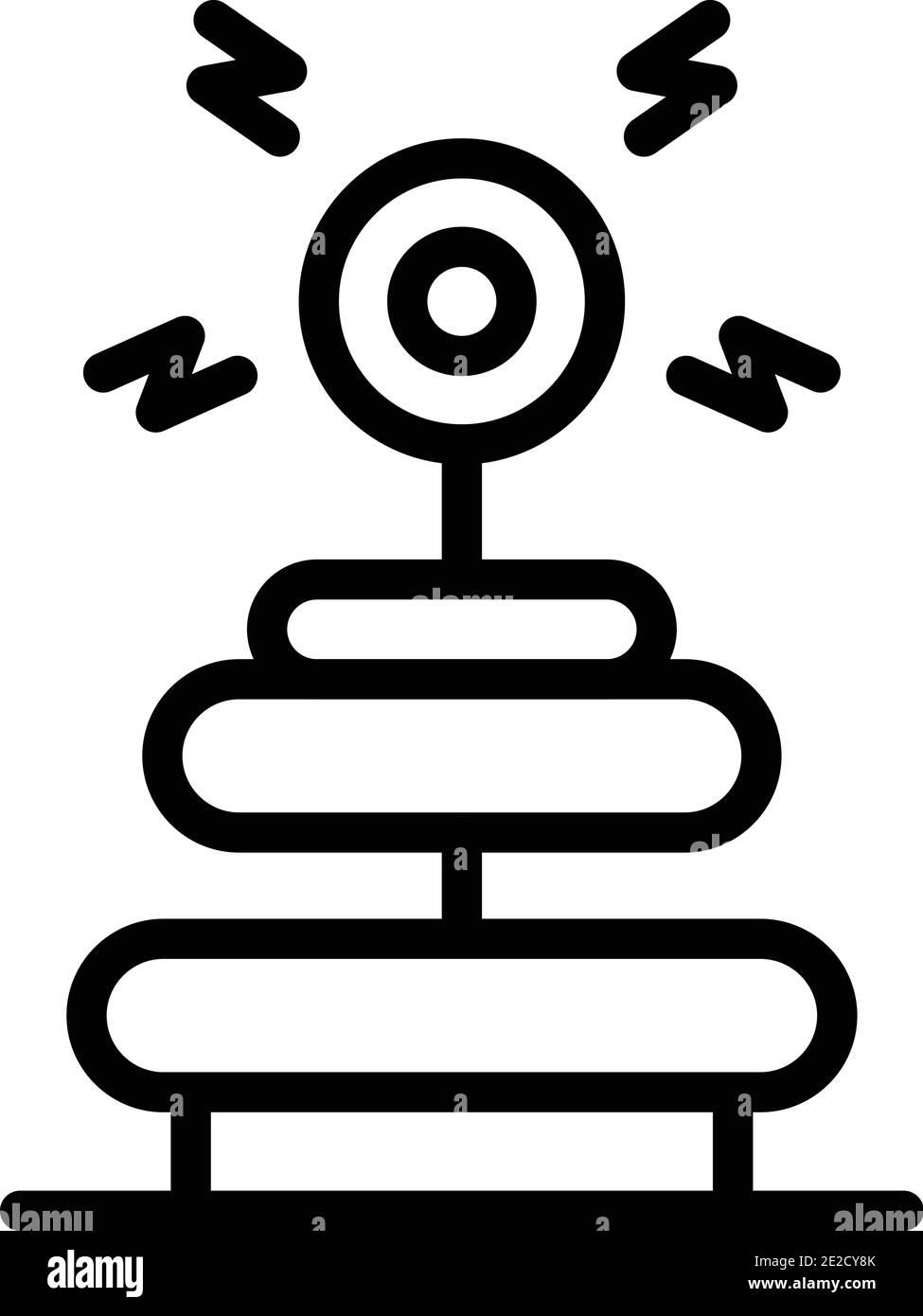 Energy point icon. Outline energy point vector icon for web design ...