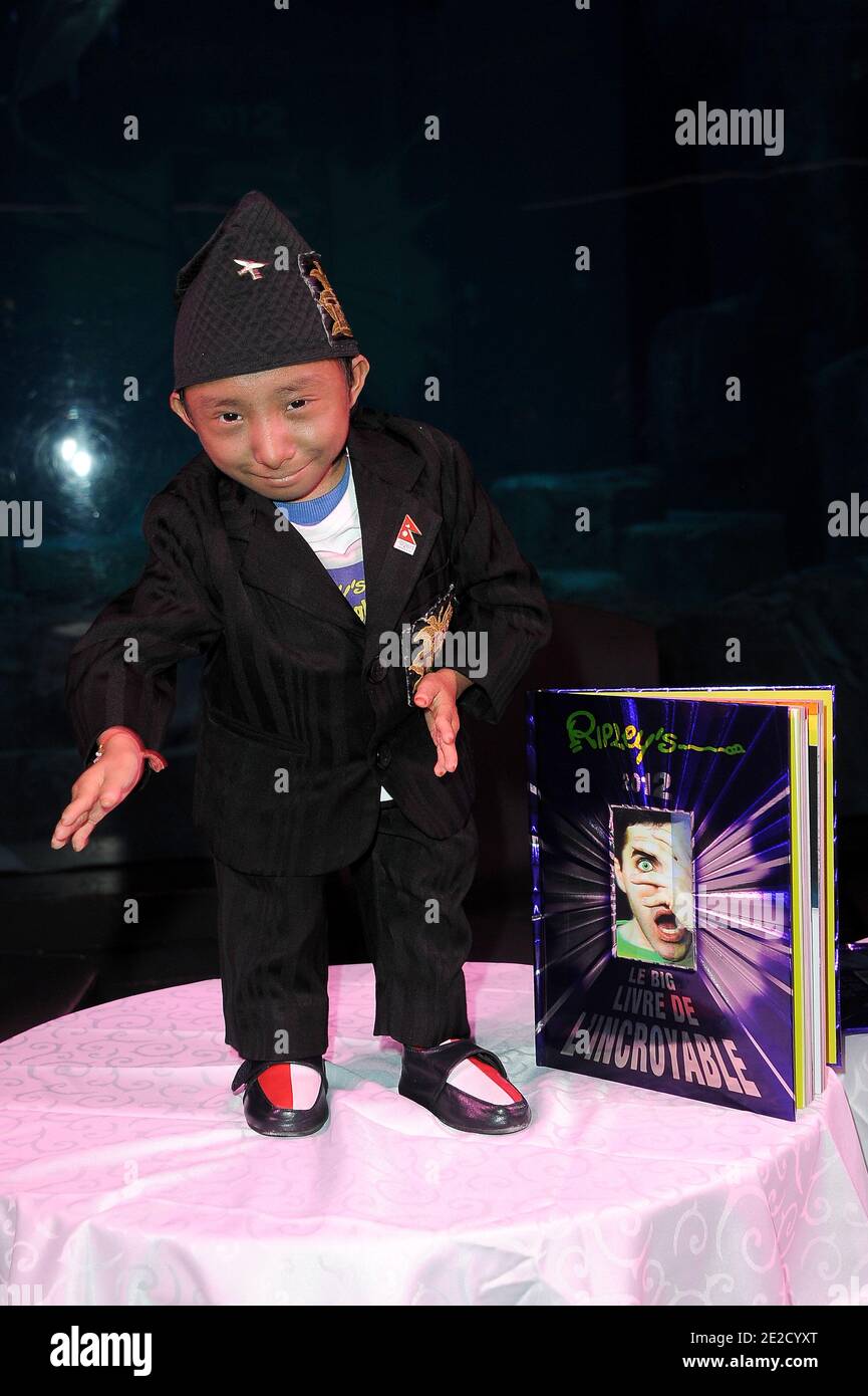 Khagendra Thapa Magar, the smallest man in the world attending a press ...