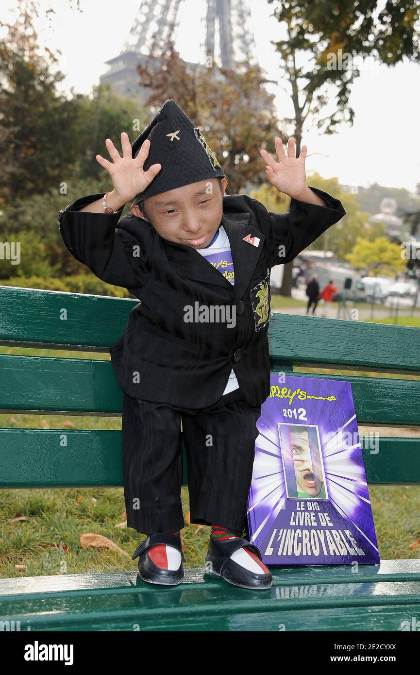 Khagendra Thapa Magar, the smallest man in the world attending a press ...
