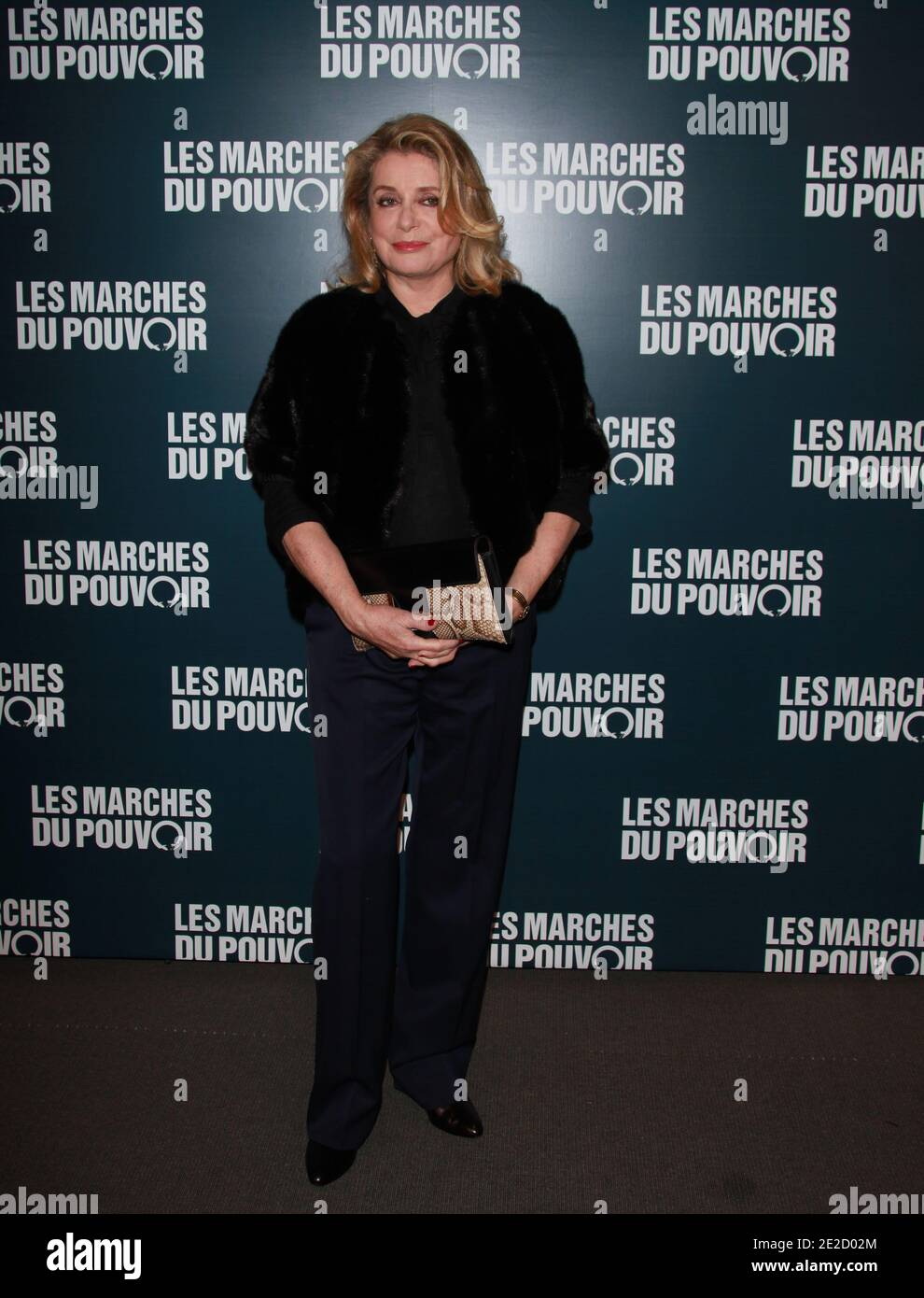 Catherine Deneuve attending the premiere of 'The Ides of March' held at ...
