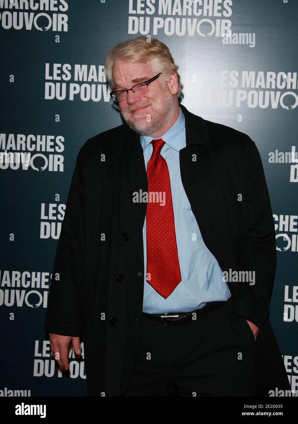 Philip Seymour Hoffman attending the premiere of 'The Ides of March ...