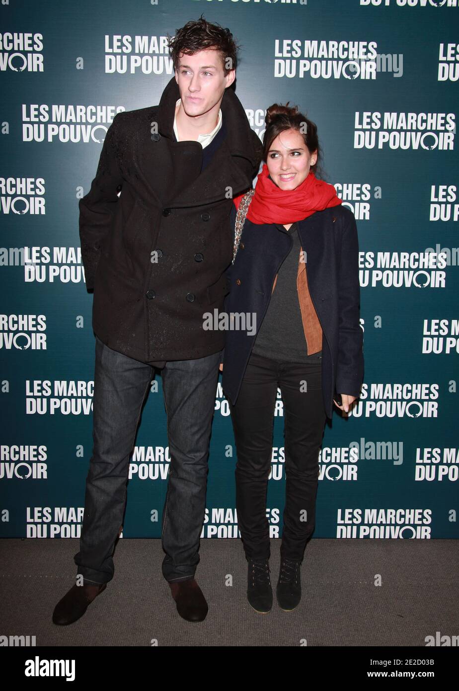Jean-Baptiste Maunier and Joyce Jonathan attending the French premiere ...
