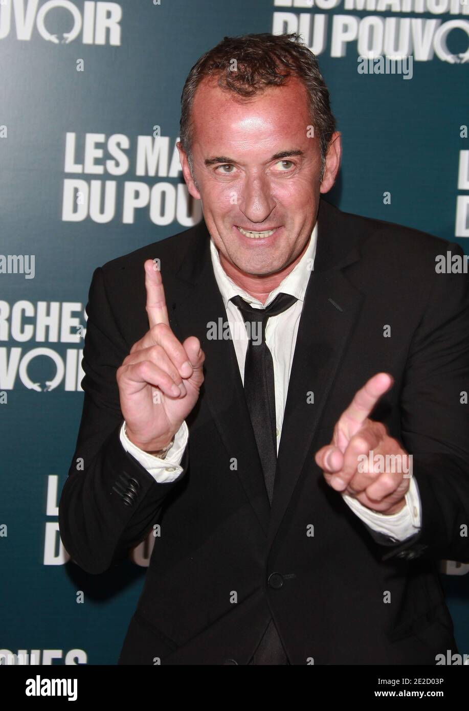 Christophe Dechavanne attending the premiere of 'The Ides of March ...