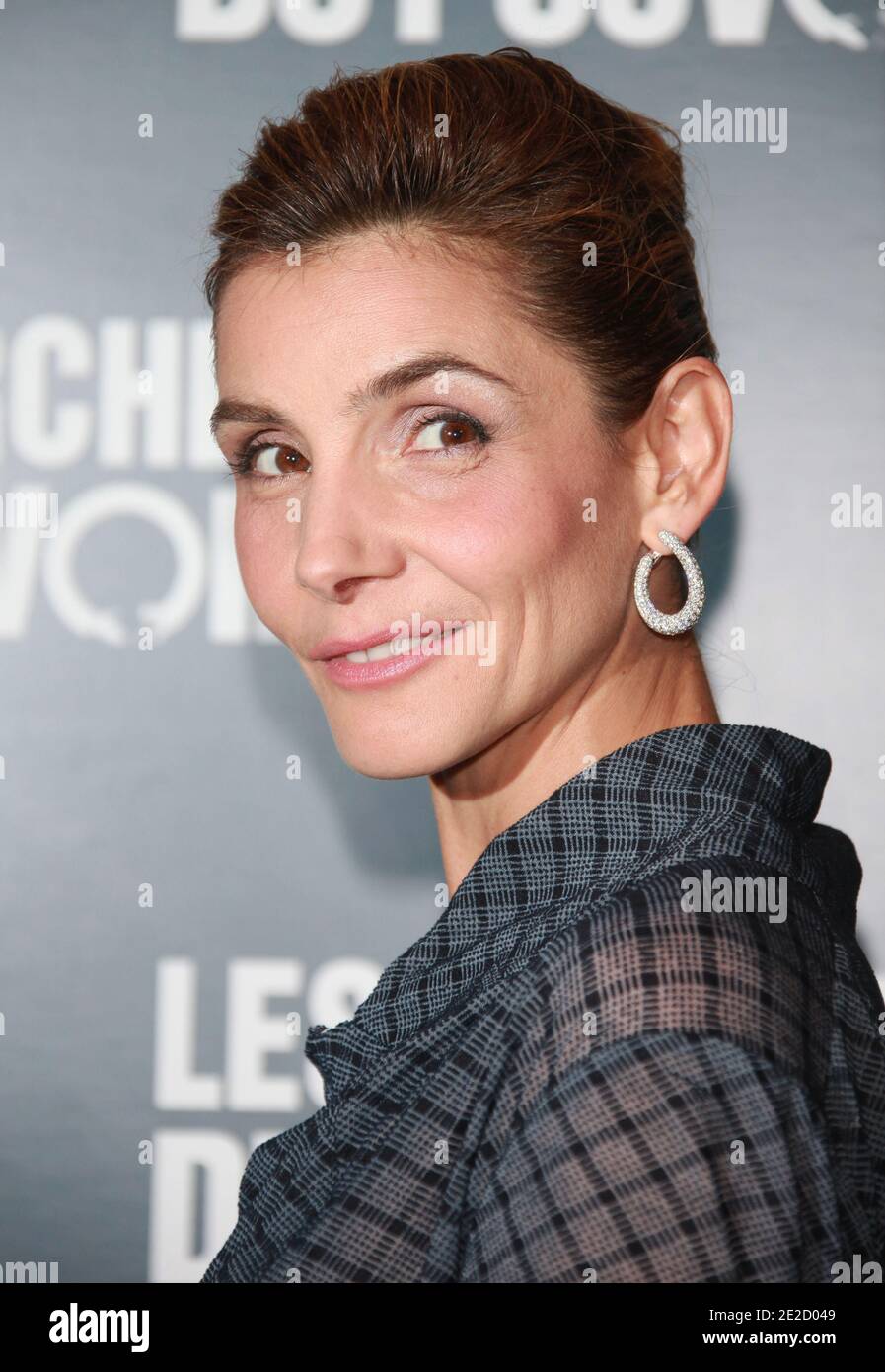 Clotilde Courau attending the French premiere of 'The Ides of March ...