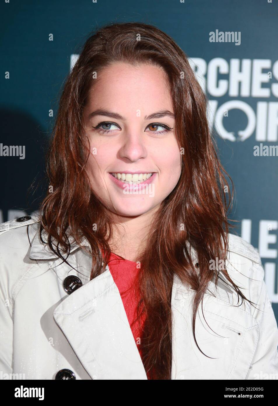 Anouchka Delon attending the French premiere of 'The Ides of March ...