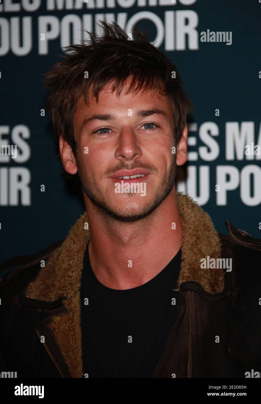 Gaspard Ulliel attending the French premiere of 'The Ides of March ...