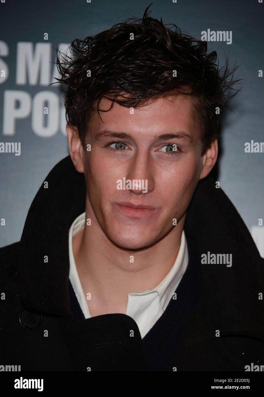 Jean-Baptiste Maunier attending the French premiere of 'The Ides of ...