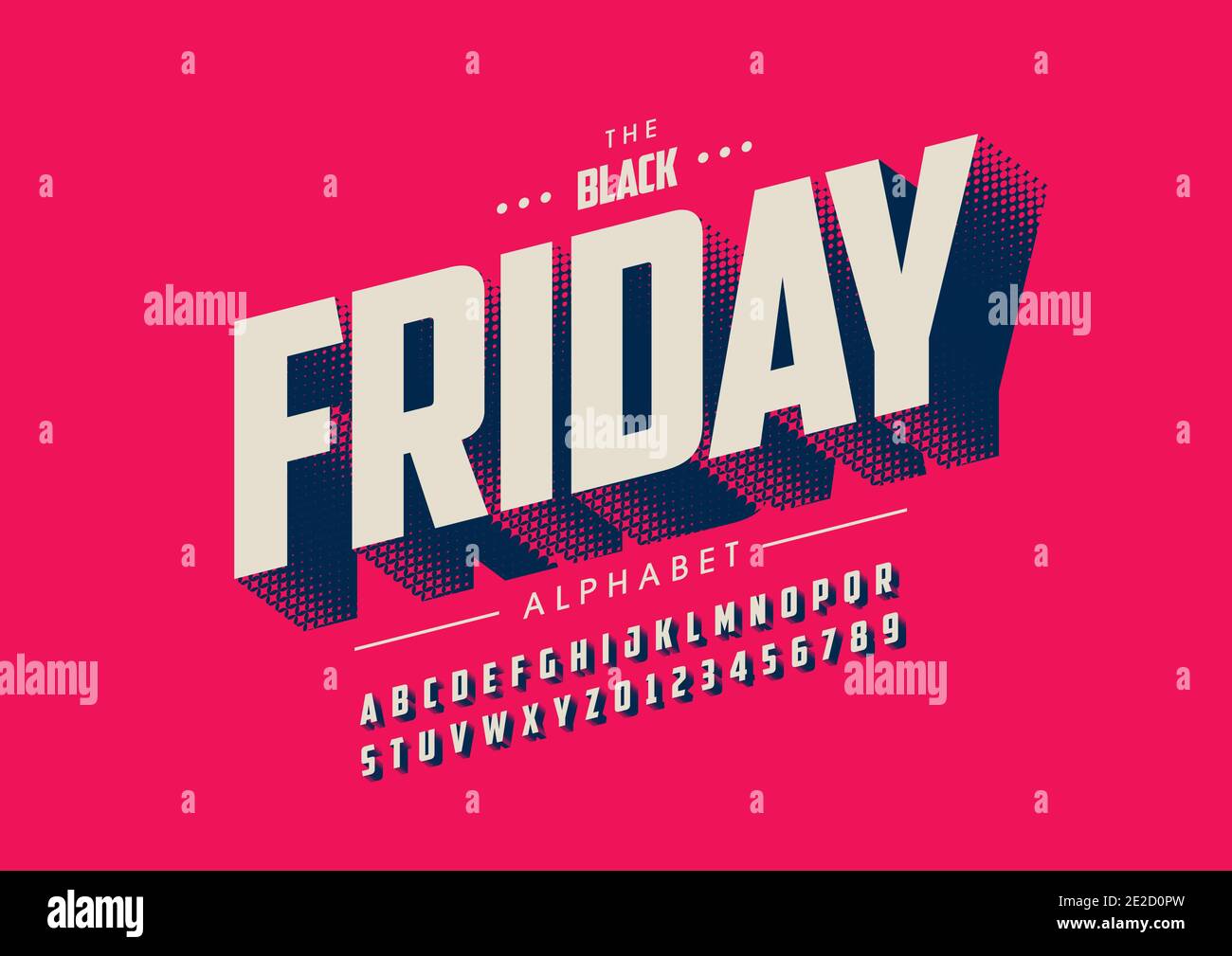 Vector of stylized alphabet and font Stock Vector Image & Art - Alamy