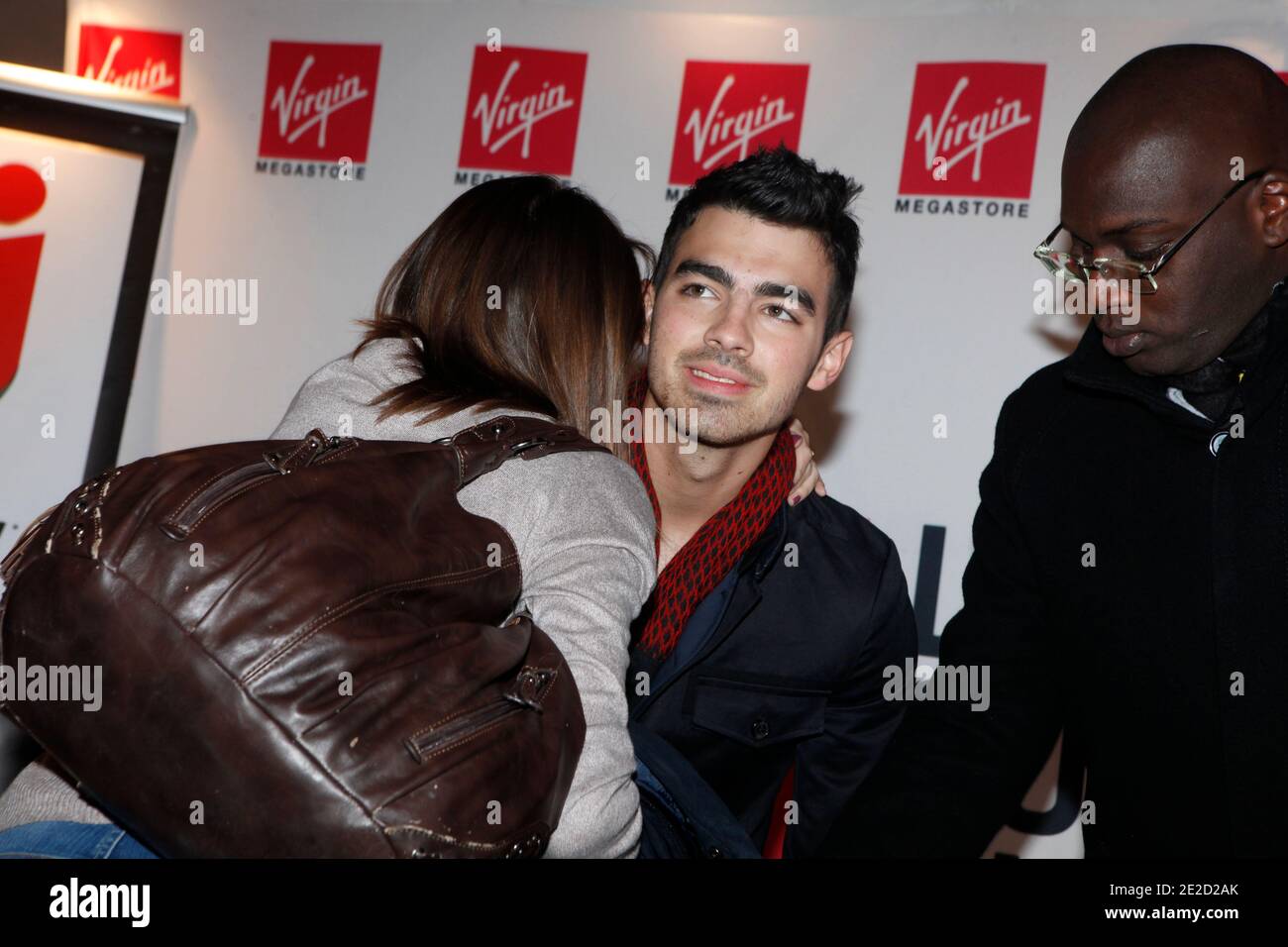 Joe Jonas makes an appearance and meets with his fans at the Virgin ...