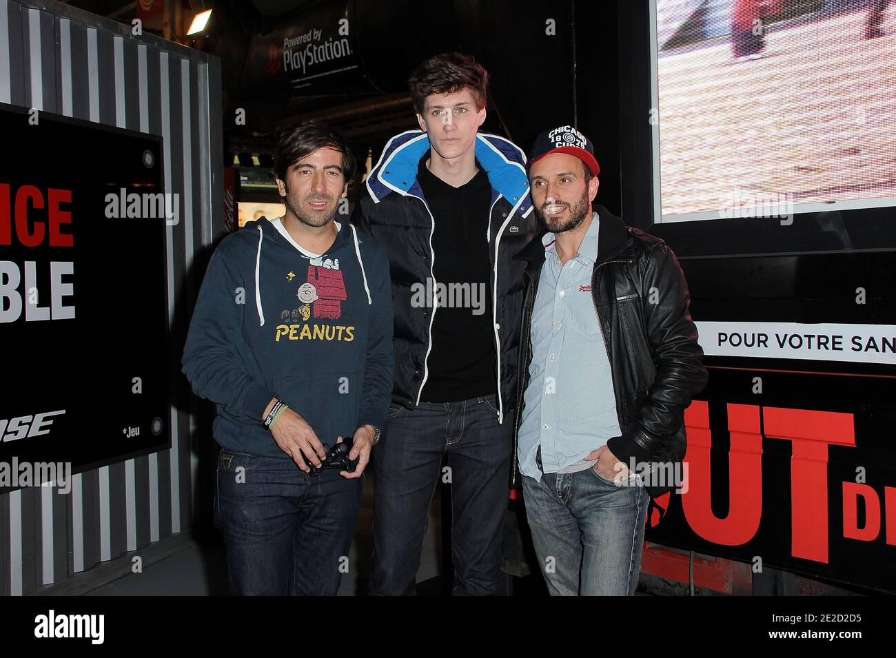 Pierre Mathieu and Jean-Baptiste Maunier attending the Paris Games Week ...