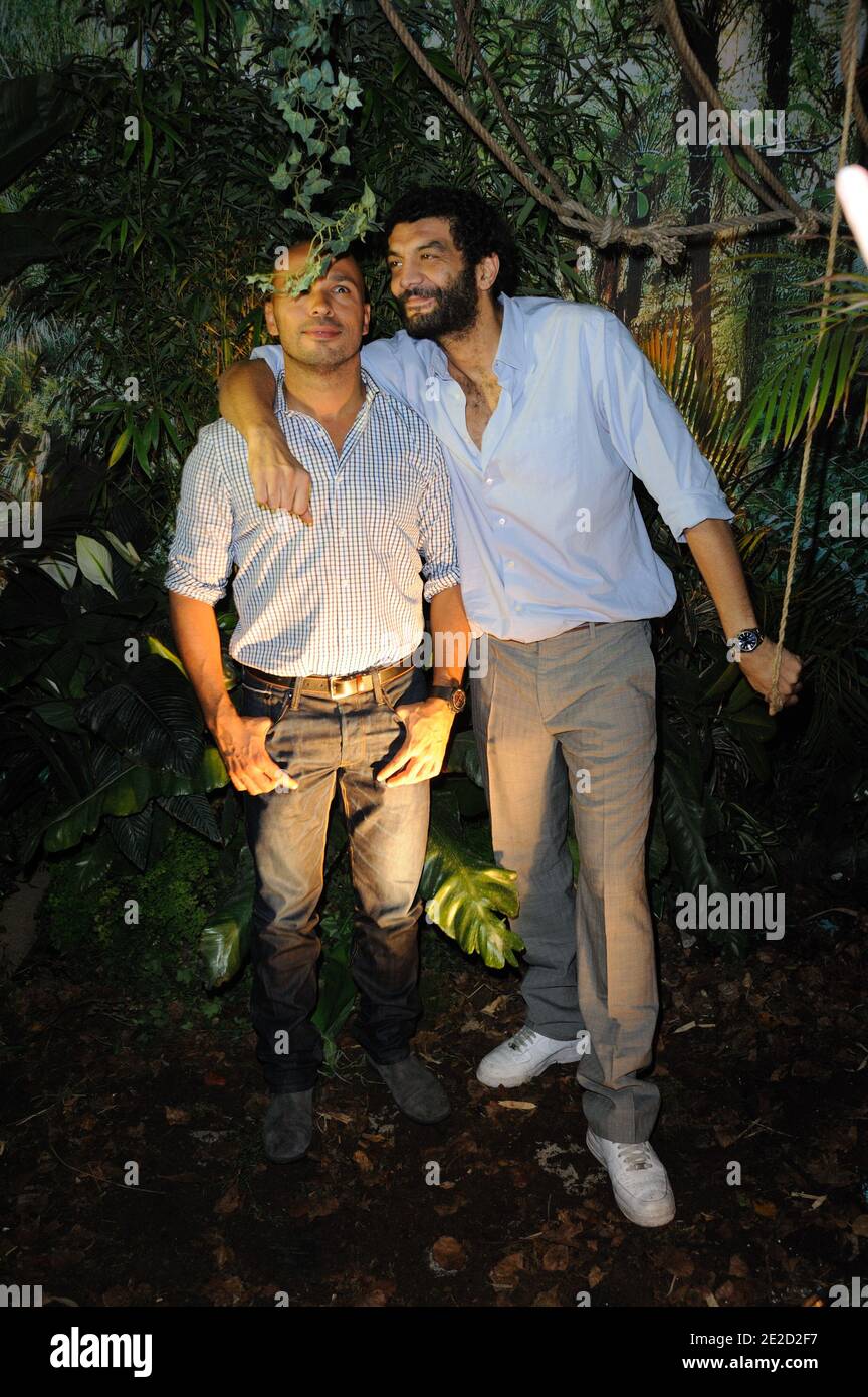Eric Judor, Ramzy Bedia attending the Banane Infernale drink launch ...