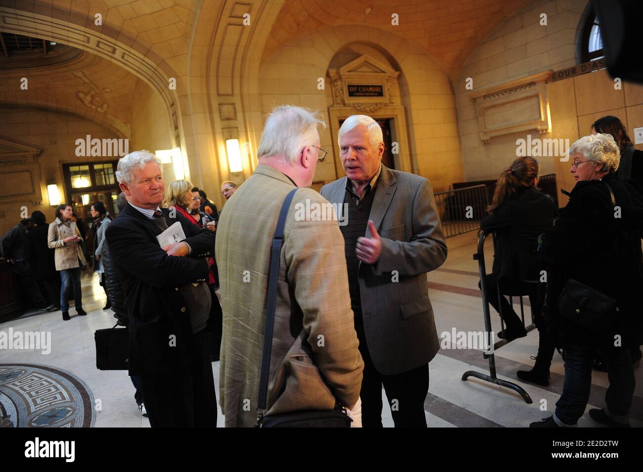 Frenchman Andre Bamberski pictured at the Palais de Justice for German ...