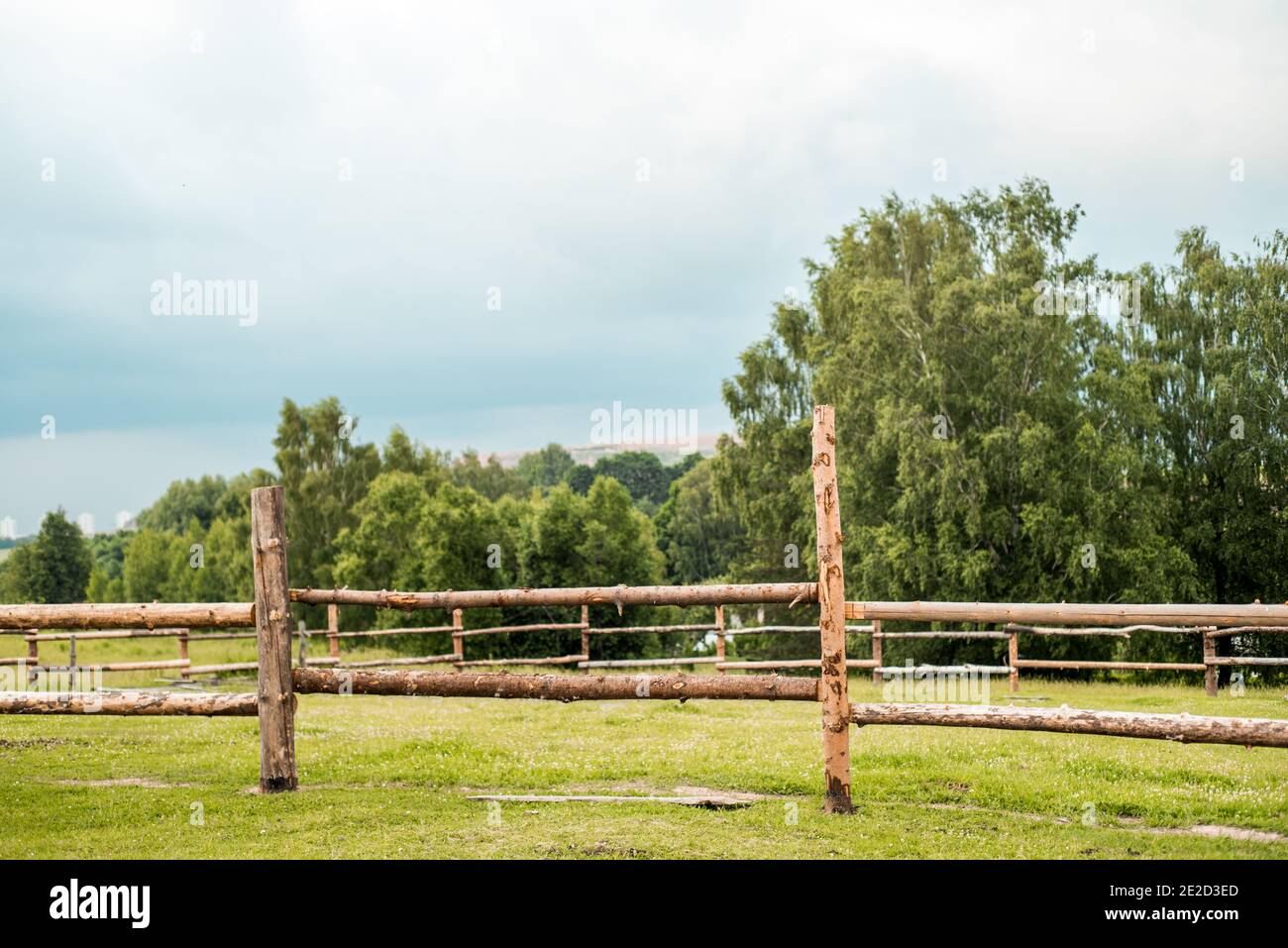 Life in the village. Wooden gate with an old deadbolt. Country fence ...