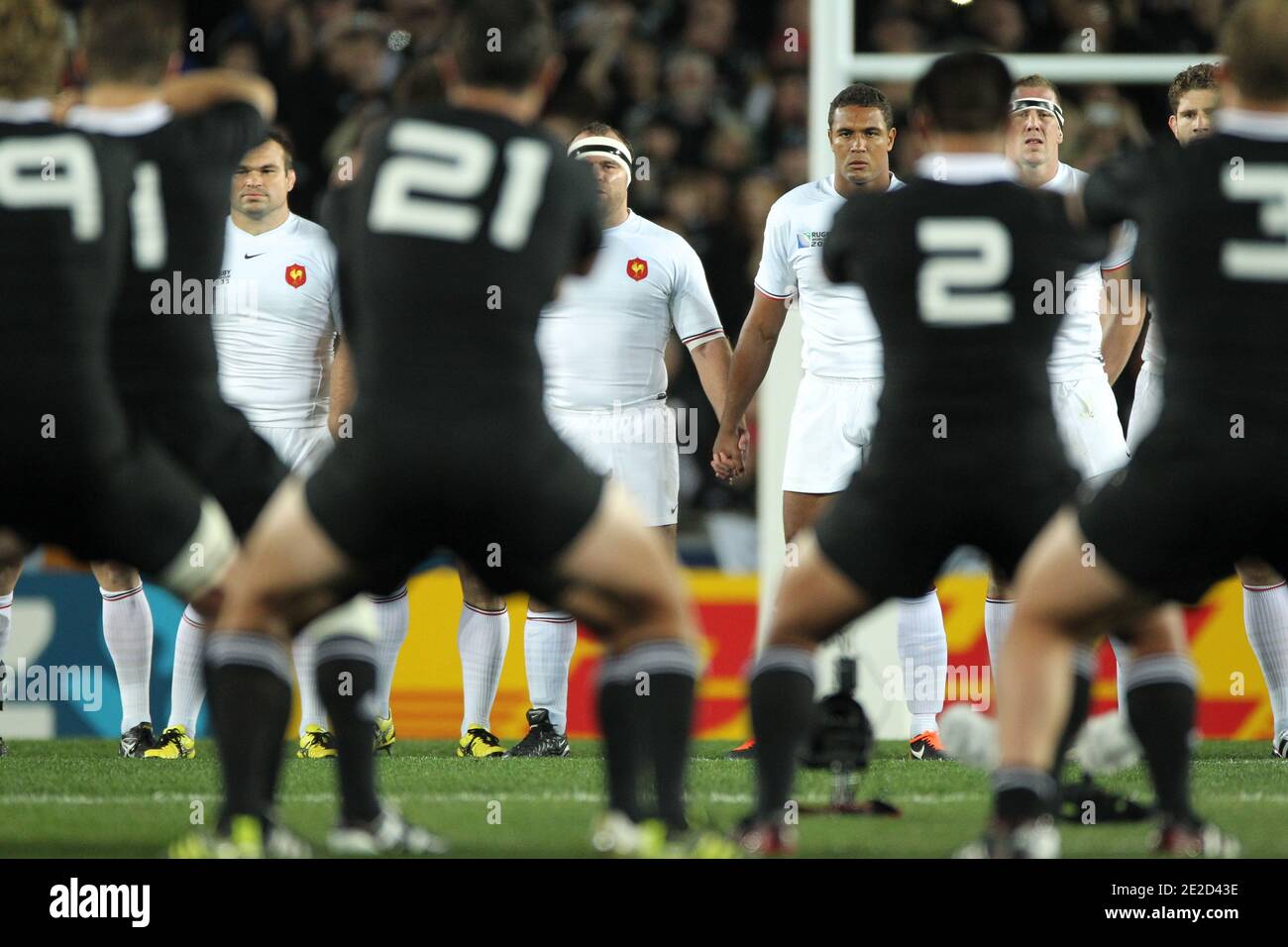 New Zealand All-Blacks defeats France 8-7 during the Final of the 2011 ...