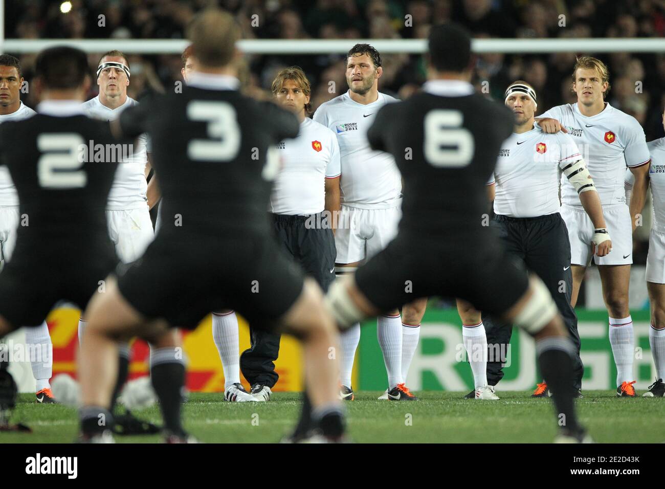 New Zealand All-Blacks defeats France 8-7 during the Final of the 2011 ...
