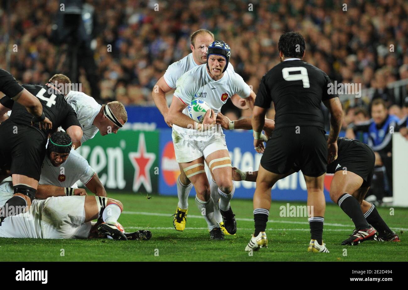 New Zealand All-Blacks defeats France 8-7 during the Final of the 2011 ...