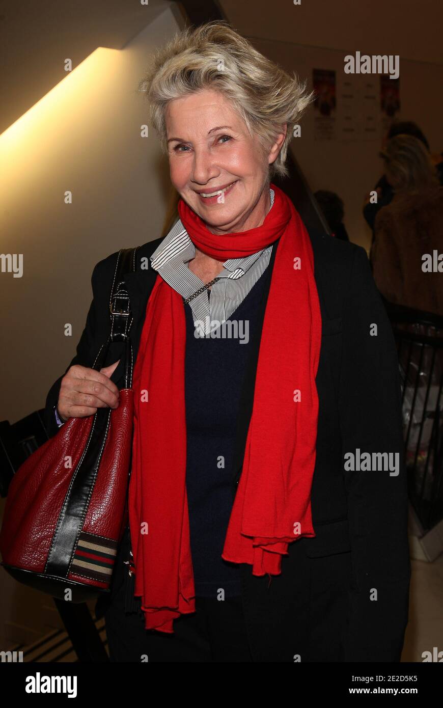 Daniele Gilbert posing during the premiere of 'Une Femme Nommee Marie ...