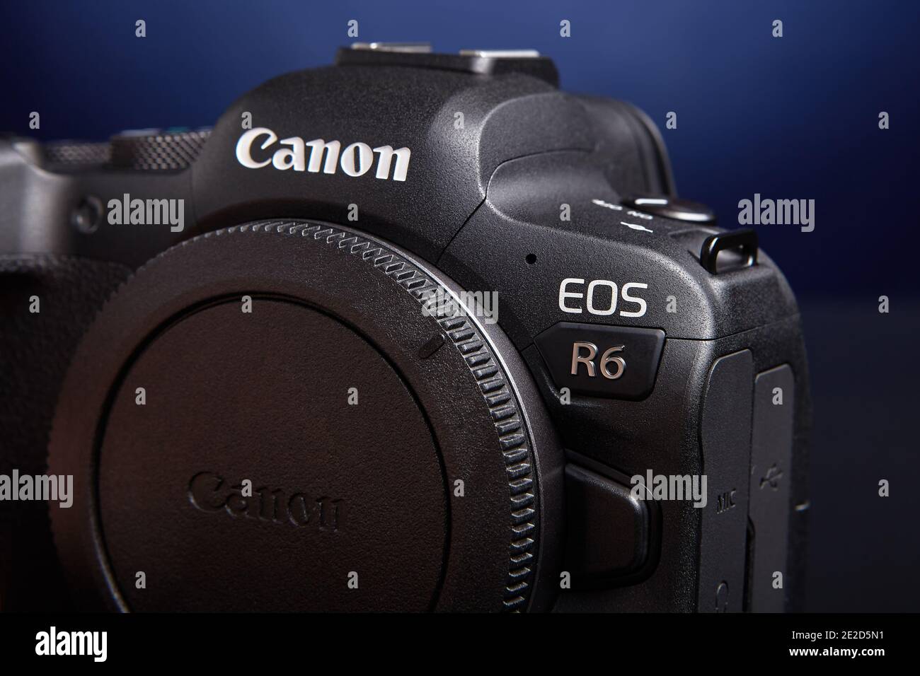 St. Petersburg, Russia - January 9, 2021: Canon EOS R6 full-frame ...