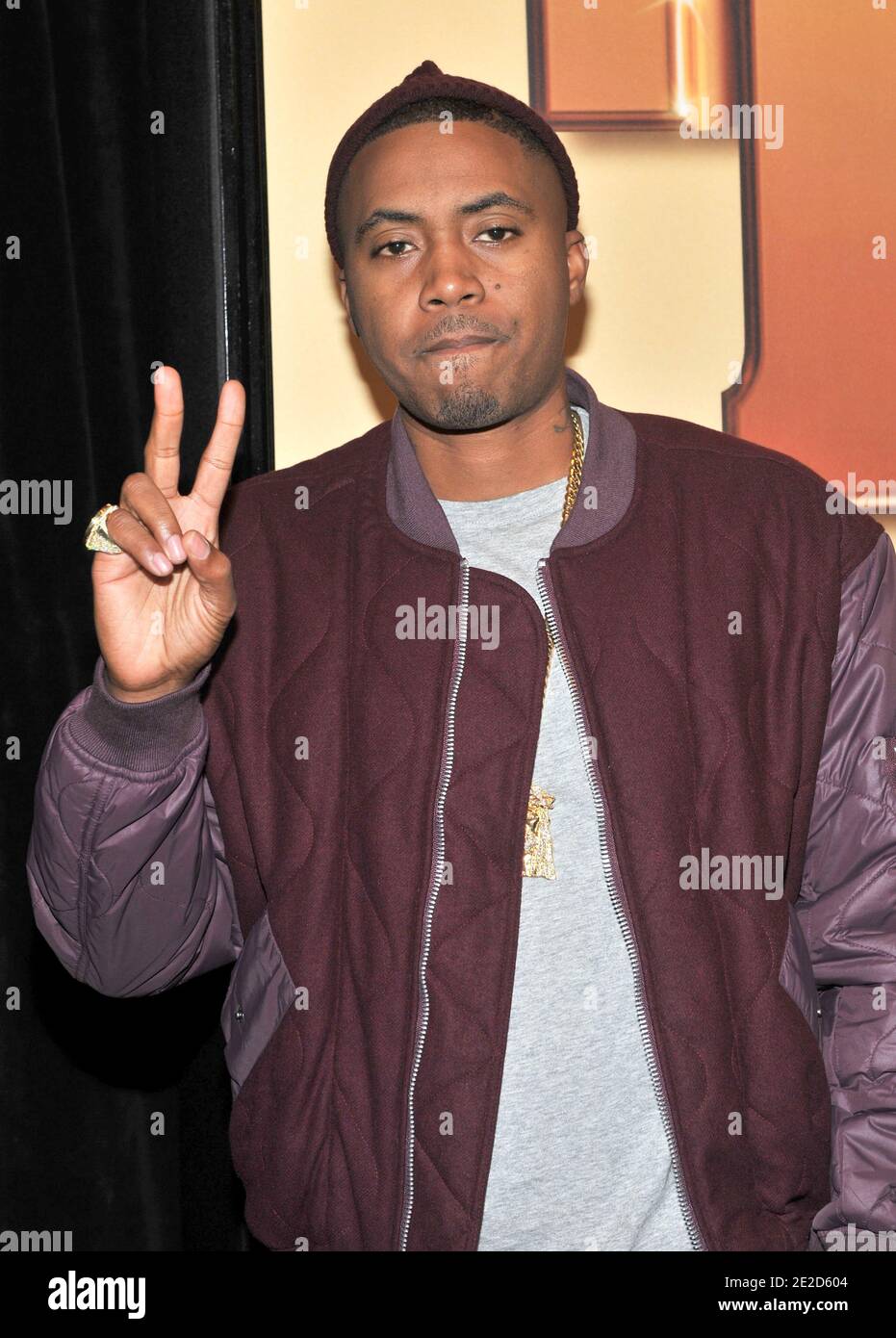 NAS attending the world premiere of 'Tower Heist' in New York City, NY ...