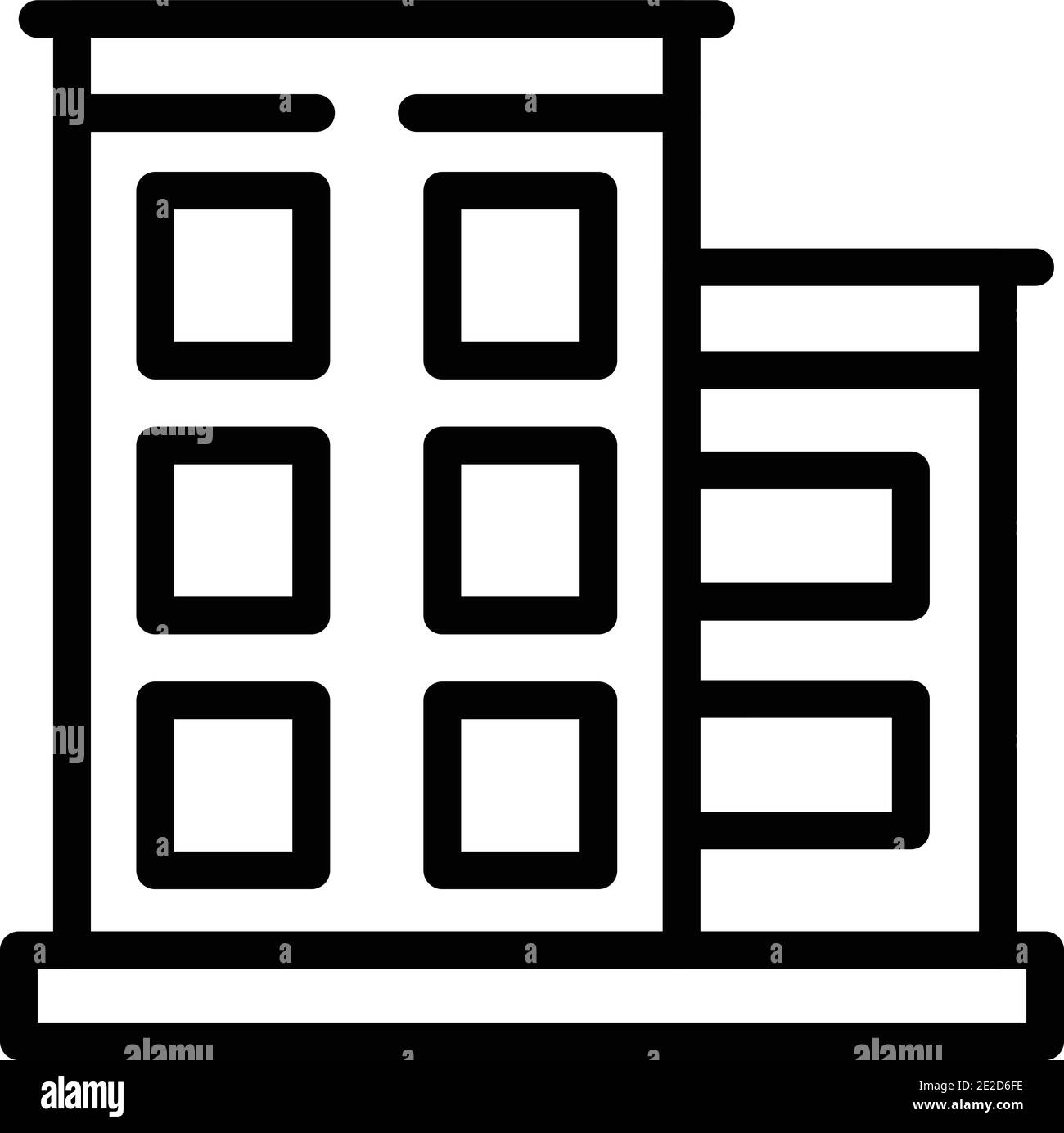 Side on view the map house Cut Out Stock Images & Pictures - Alamy