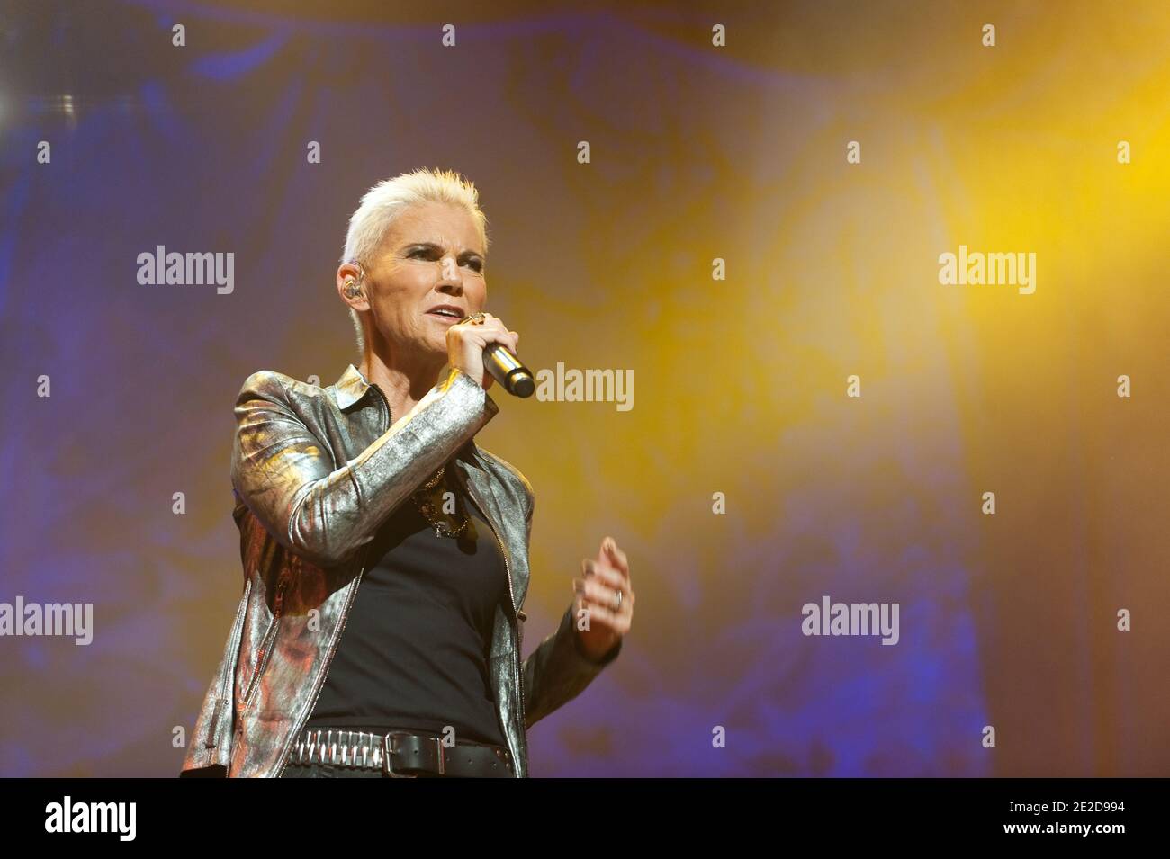Roxette performs at l'Arena de Geneve, Switzerland, on October 30, 2011 ...