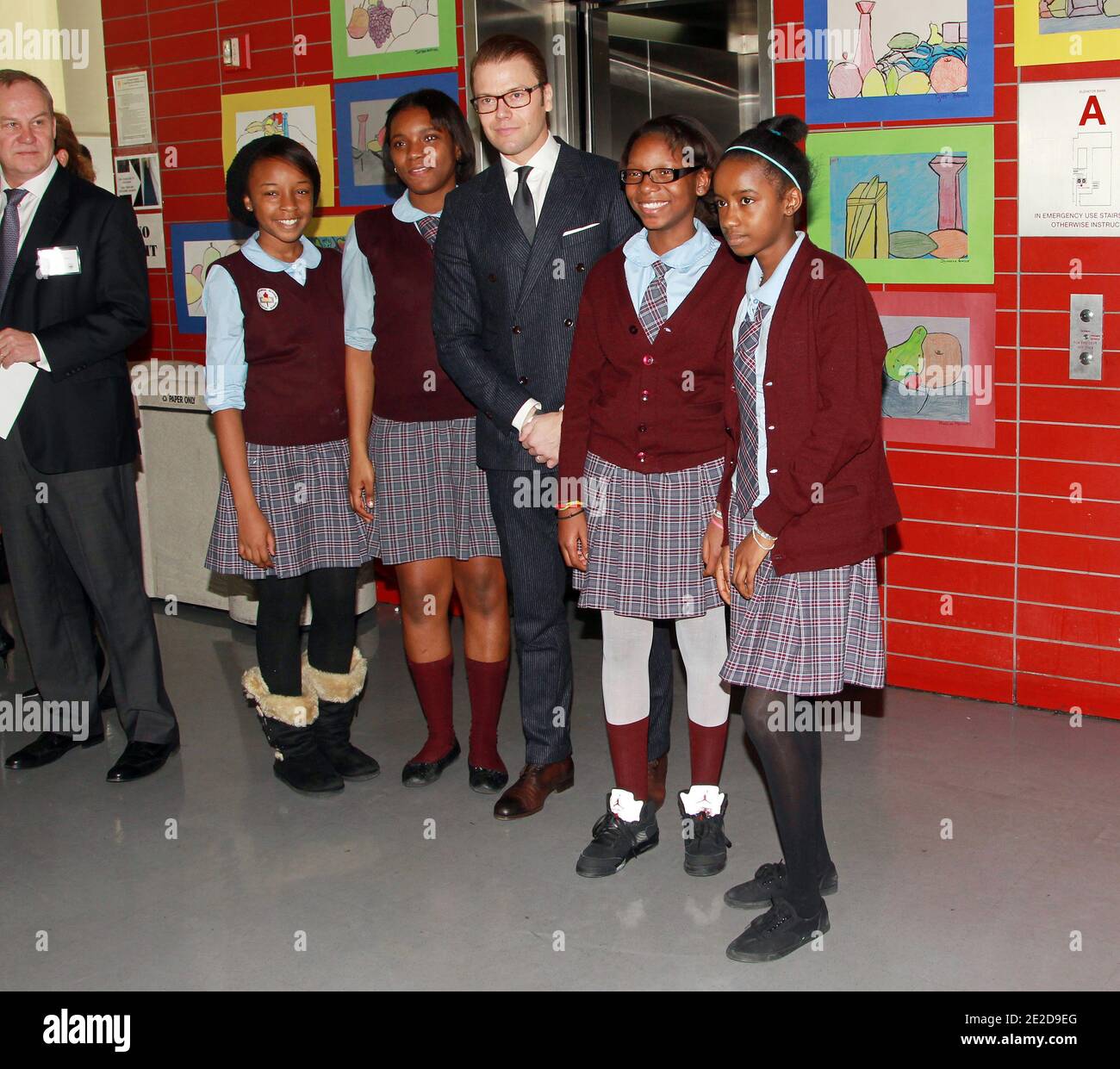 Prince Daniel of Sweden visits the Harlem Children's Zone as a part of ...
