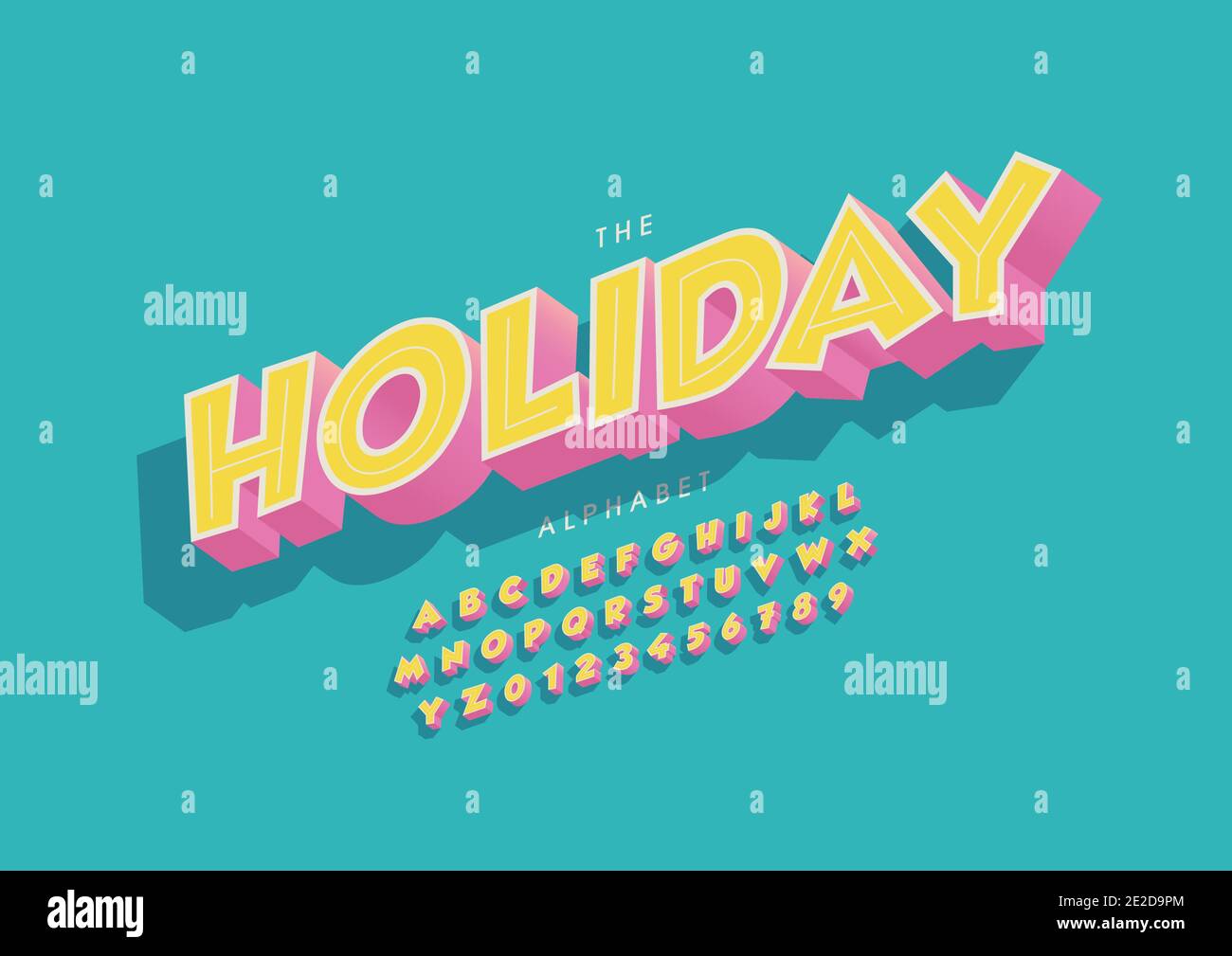 Vector of stylized alphabet and font Stock Vector Image & Art - Alamy