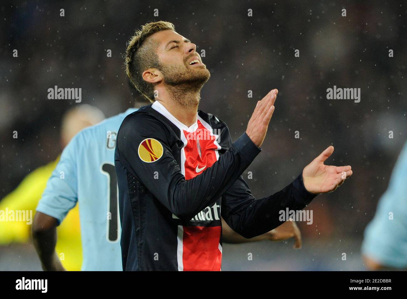 PSG's Jeremy Menez during the UEFA Europa League soccer match, Paris ...
