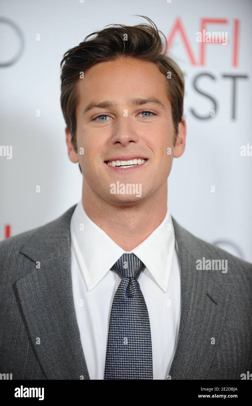 Armie Hammer arrives at the 'J. Edgar' opening night gala during AFI ...