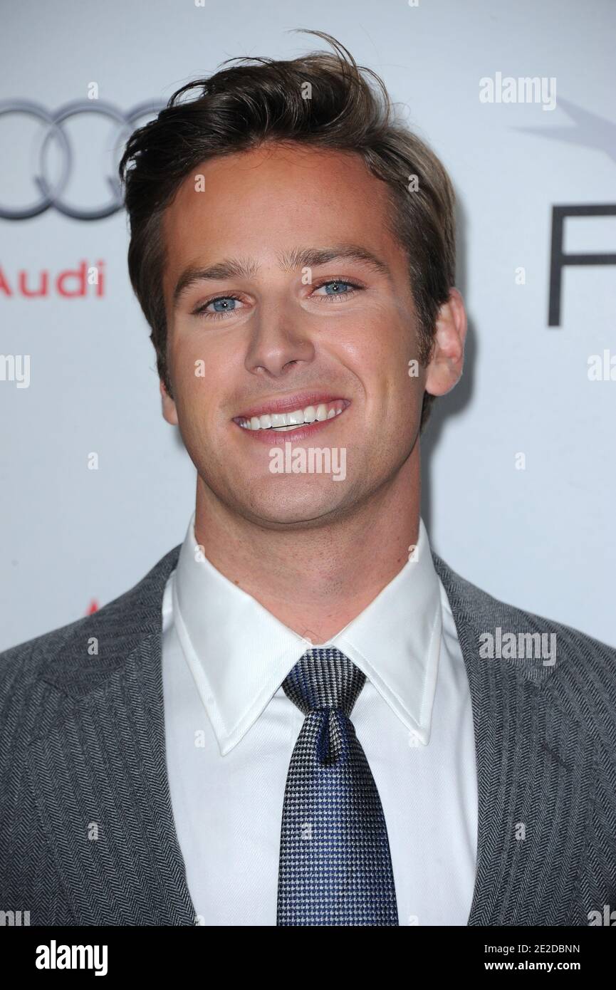 Armie Hammer arrives at the 'J. Edgar' opening night gala during AFI ...