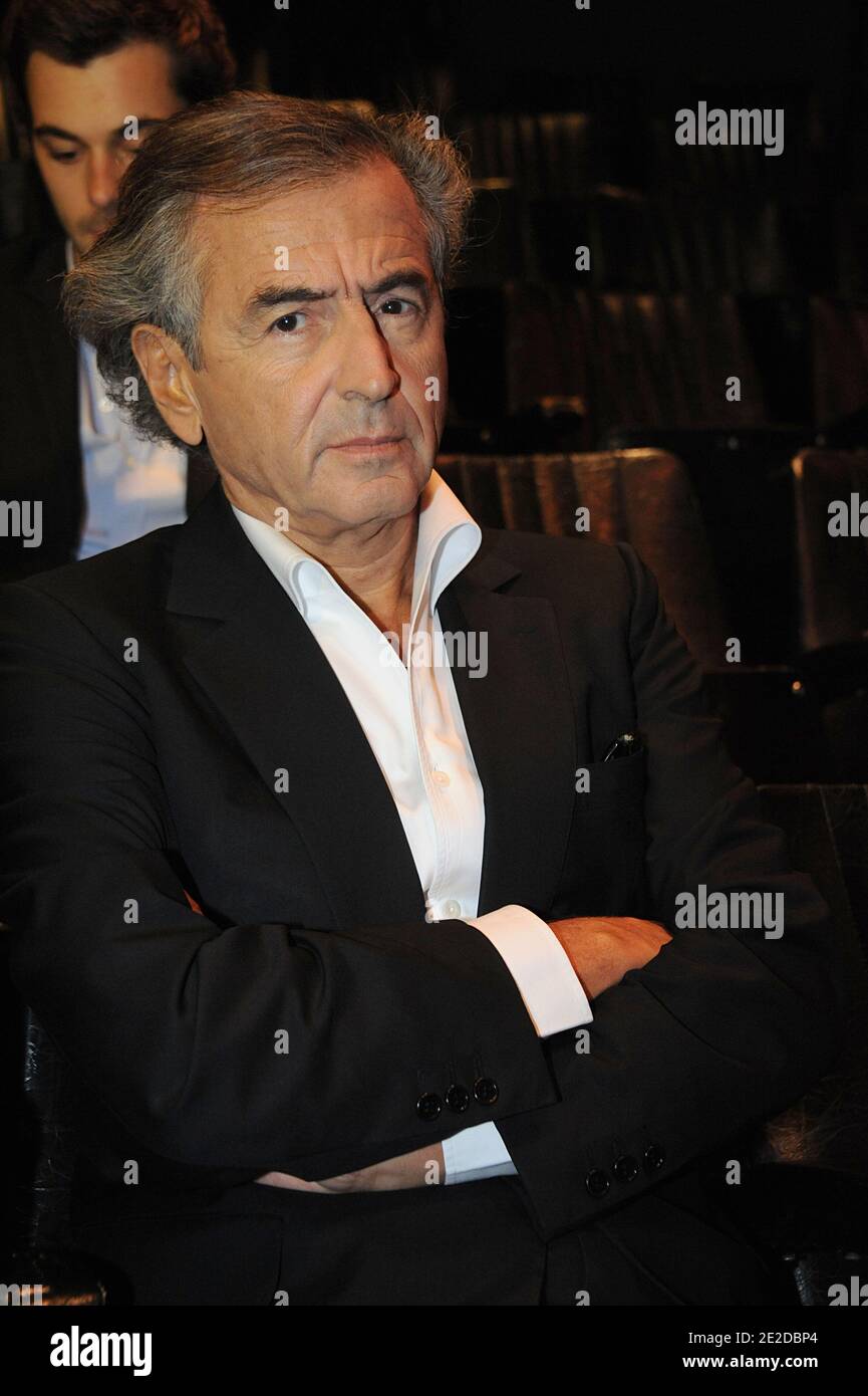 Bernard-Henri Levy attends Charlie Hebdo press conference held at the ...