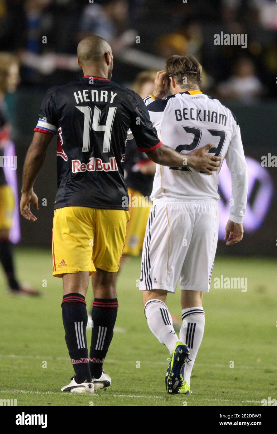 David beckham and thierry henry hi-res stock photography and images - Alamy
