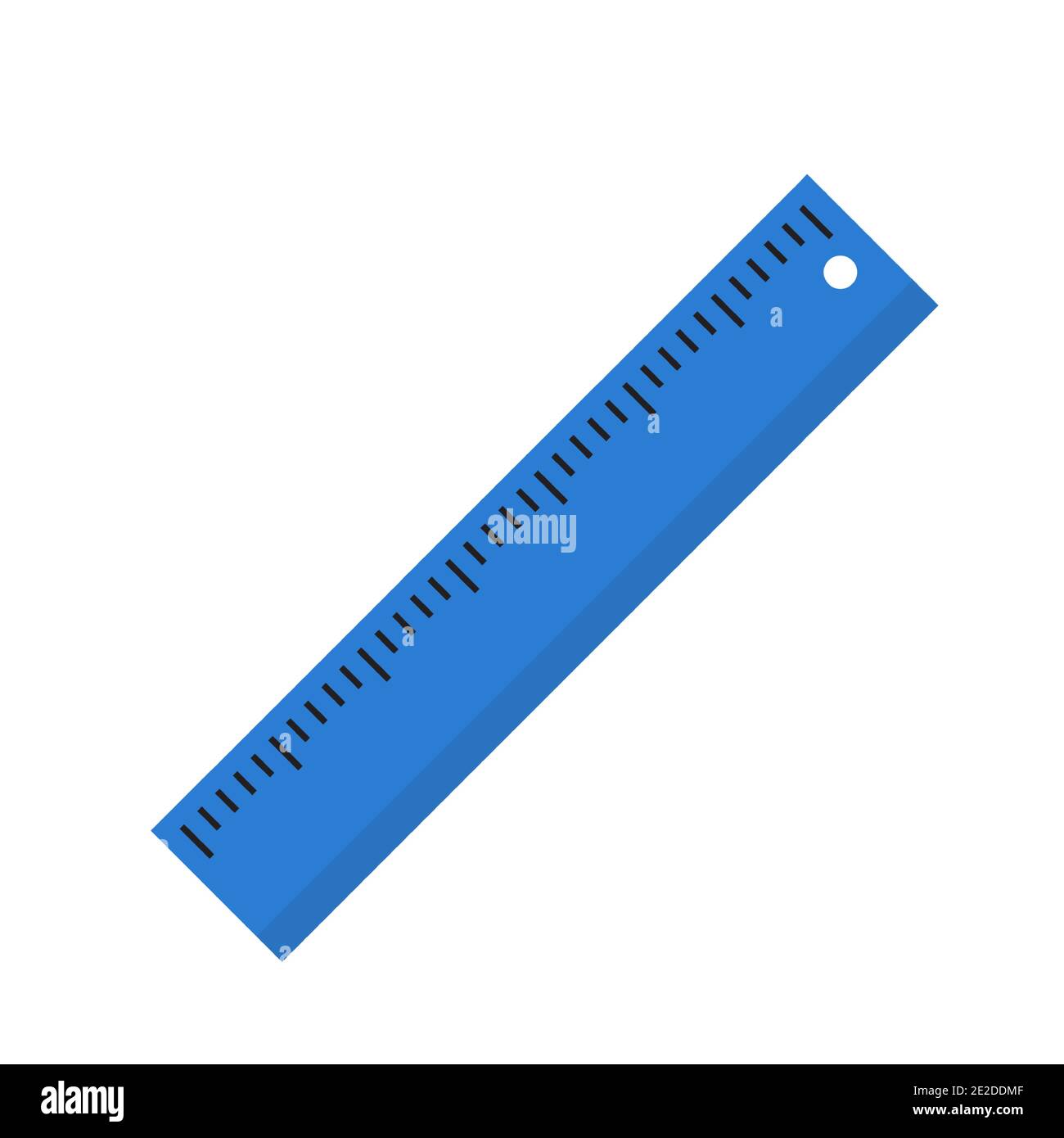 Flat Ruler icon. Isolated rule icon for your web design. Vector ...