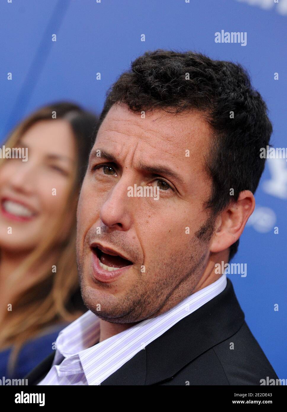 Adam Sandler and Jackie Sandler attending The Columbia Pictures World ...