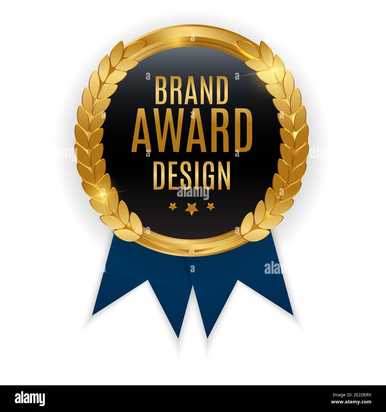 Premium Quality Gold Medal Badge. Label Seal Brand Award Design ...