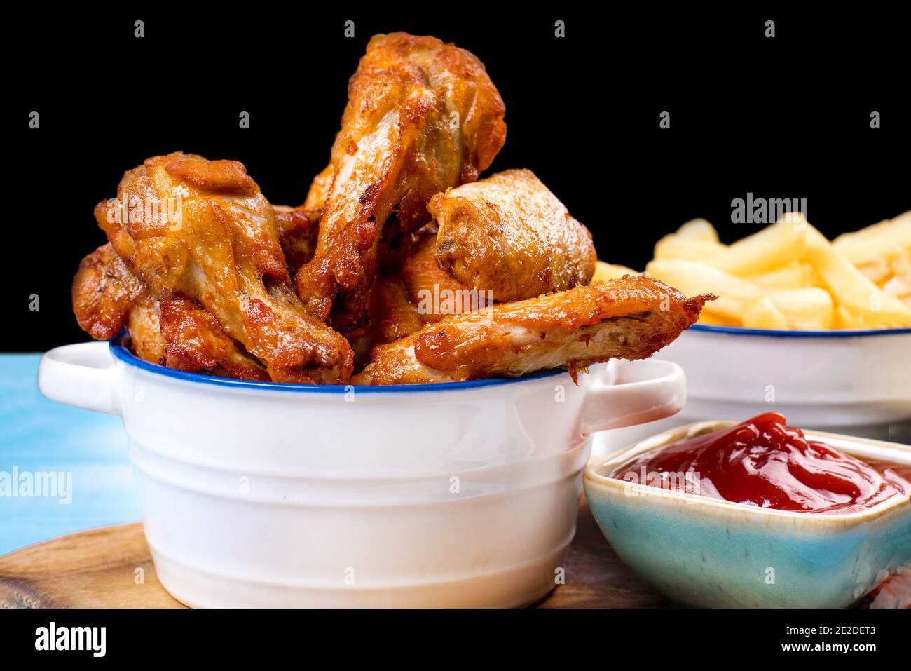 Precooked food.Convenience foods.Tender raw chicken.Chicken breaded ...