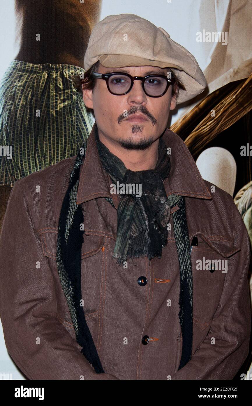 Johnny Depp attending the 'Rhum Express' (The Rum Diary) Photocall ...