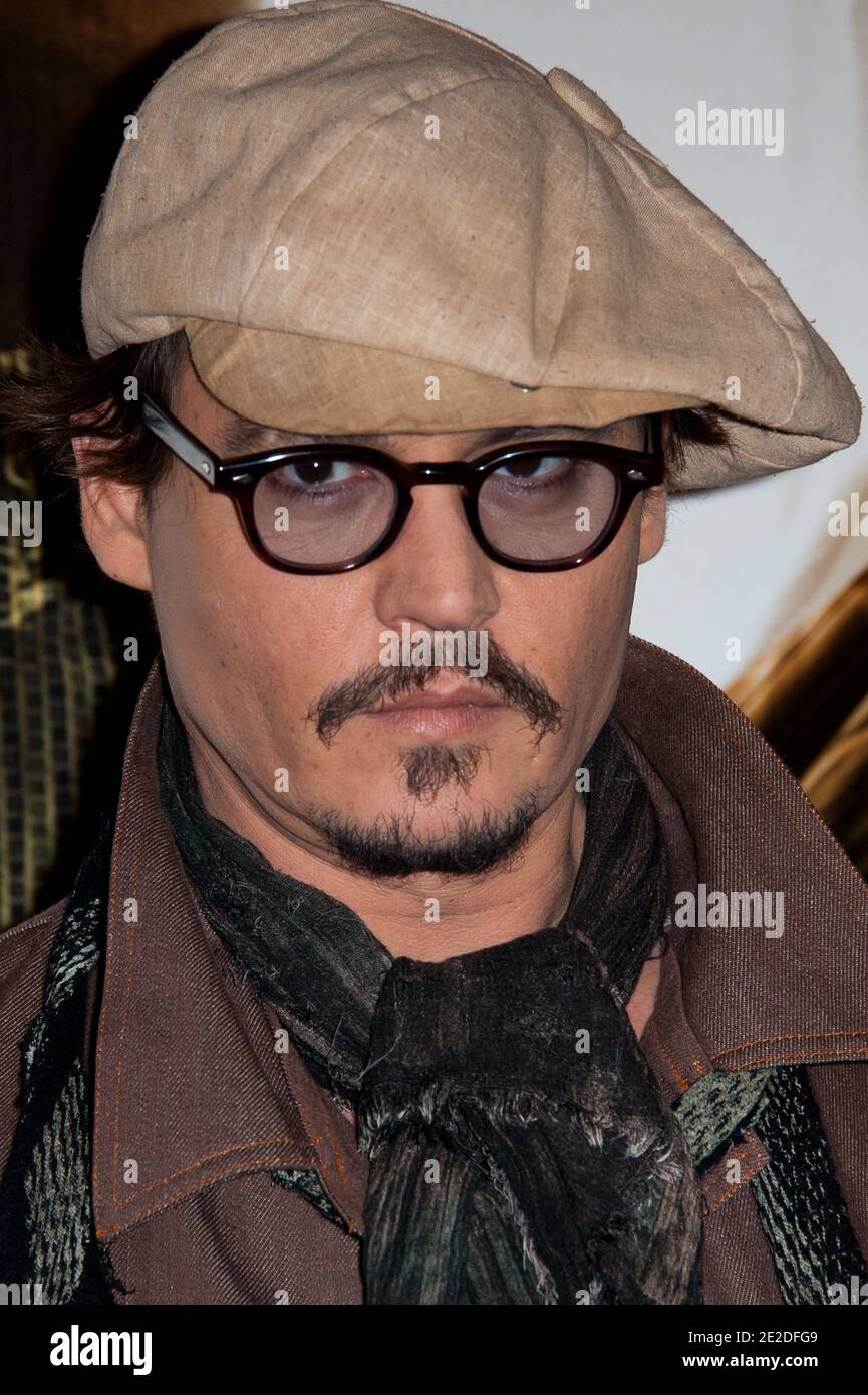 Johnny Depp attending the 'Rhum Express' (The Rum Diary) Photocall ...