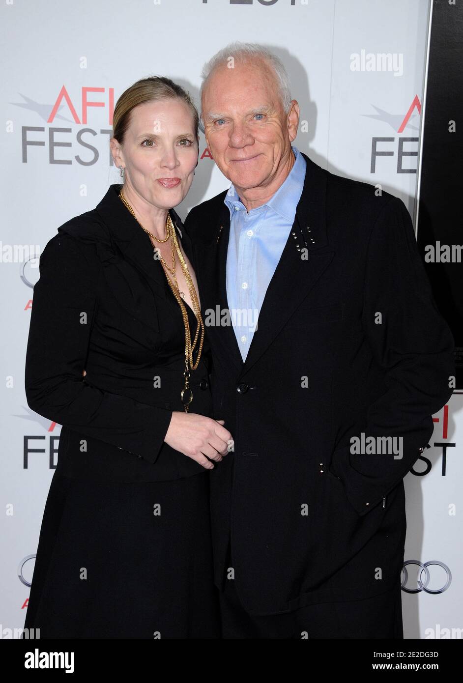 Screening with malcolm mcdowell hi-res stock photography and images - Alamy