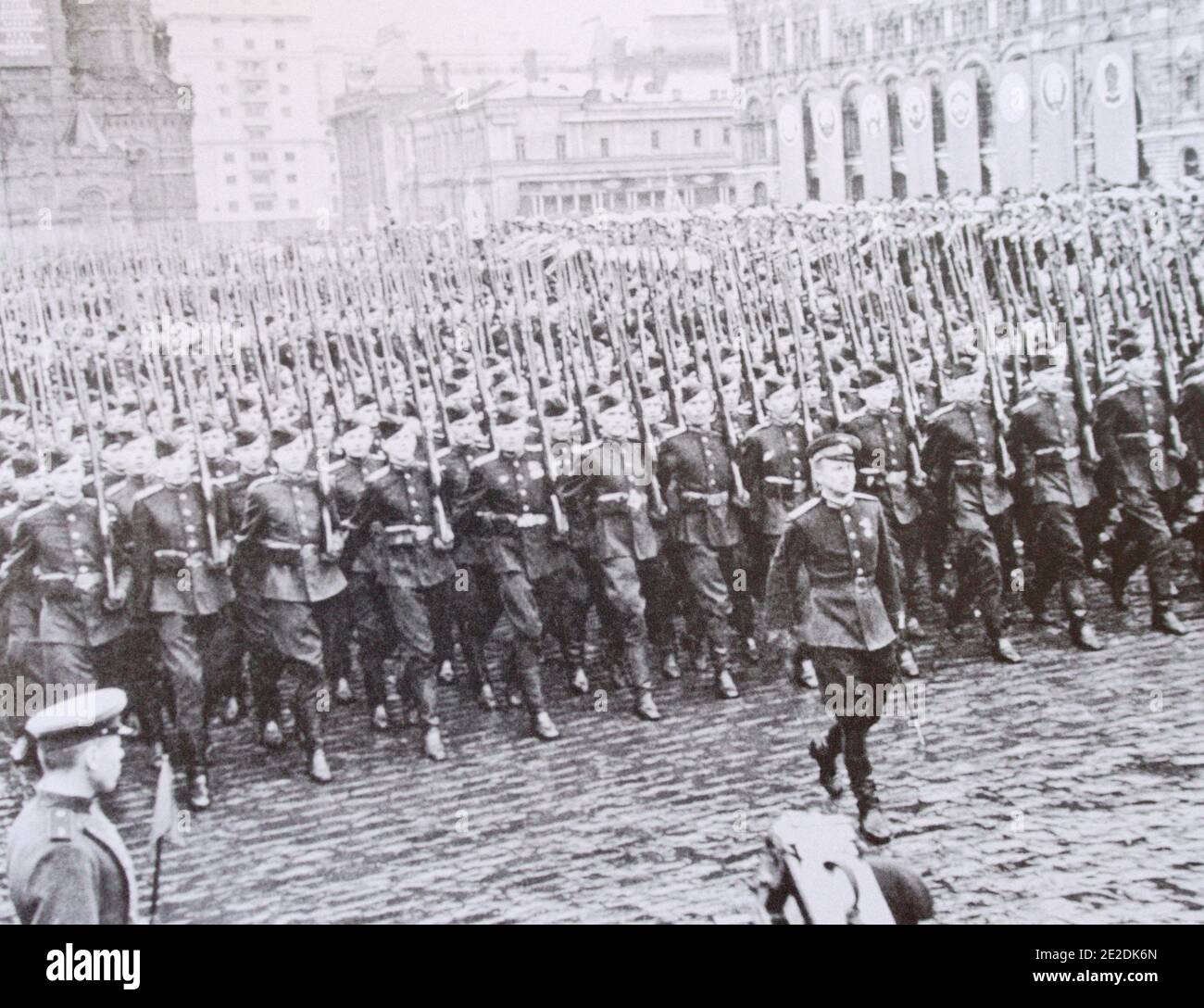 Vintage photo of red army parade hi-res stock photography and images ...